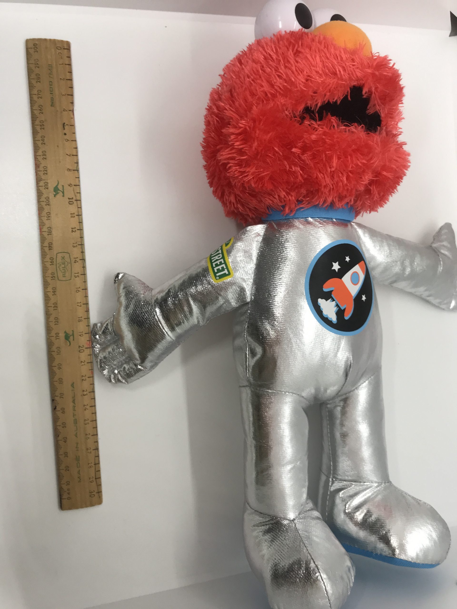 Sesame Street Talking Plush Space Elmo - Vintage Keepsakes