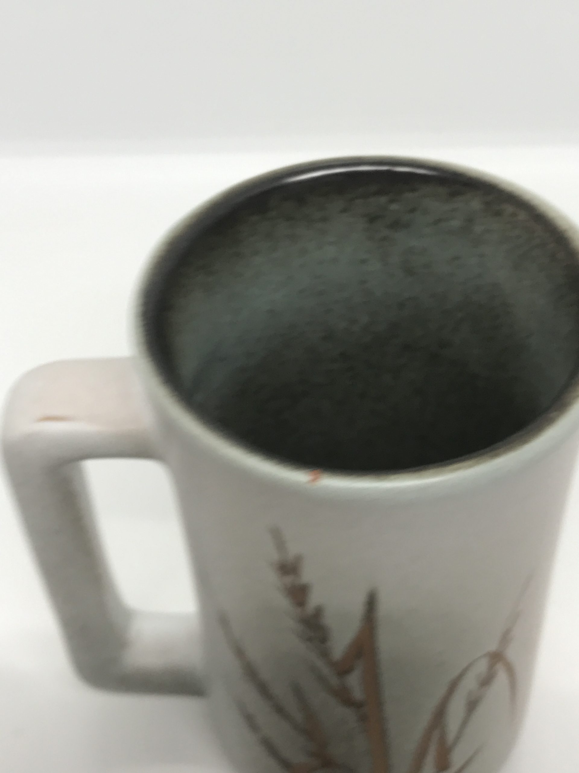 Ellis Pottery Coffee Mug - Wheat Pattern - Vintage Keepsakes