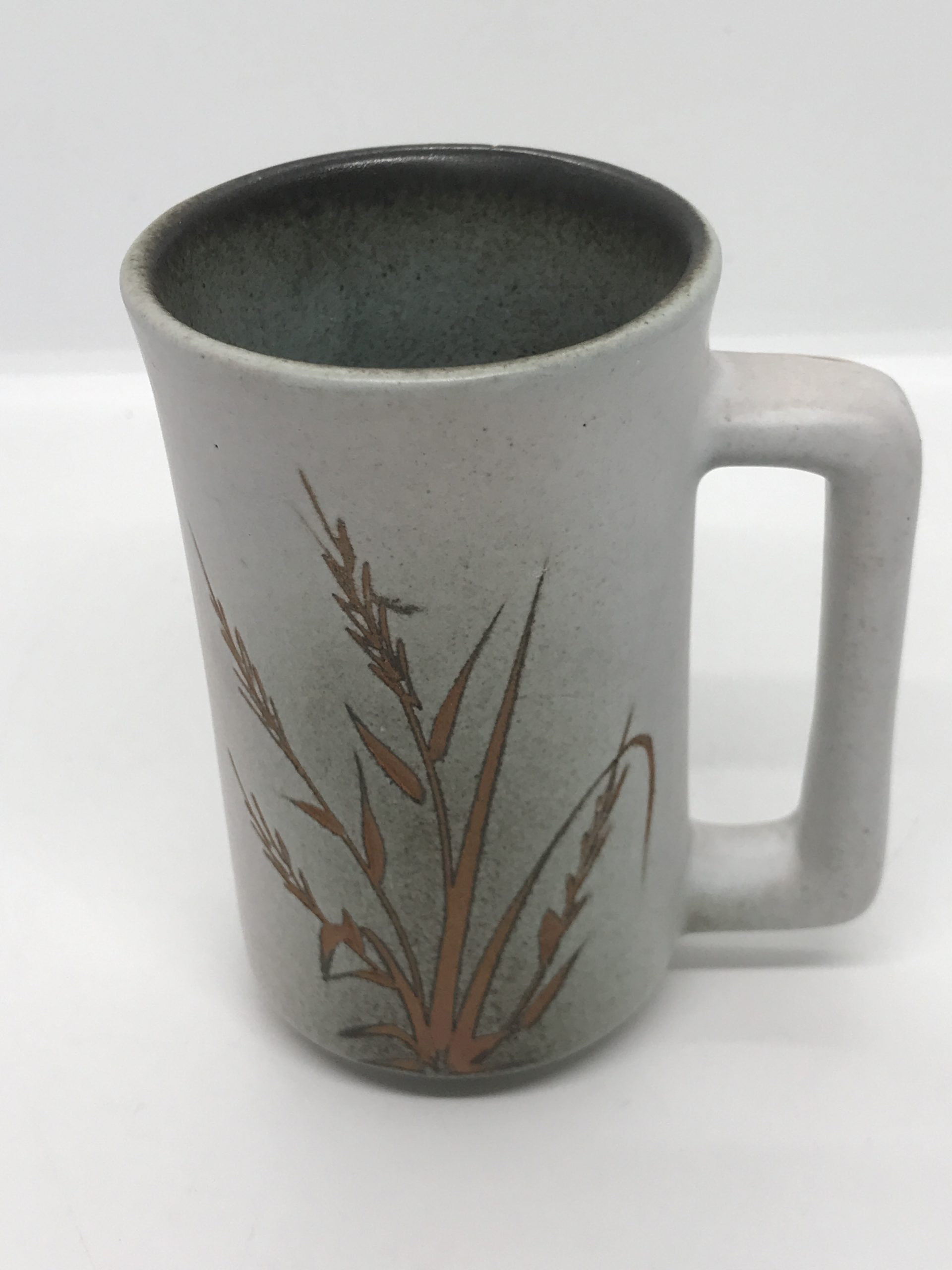 Ellis Pottery Coffee Mug - Wheat Pattern - Vintage Keepsakes