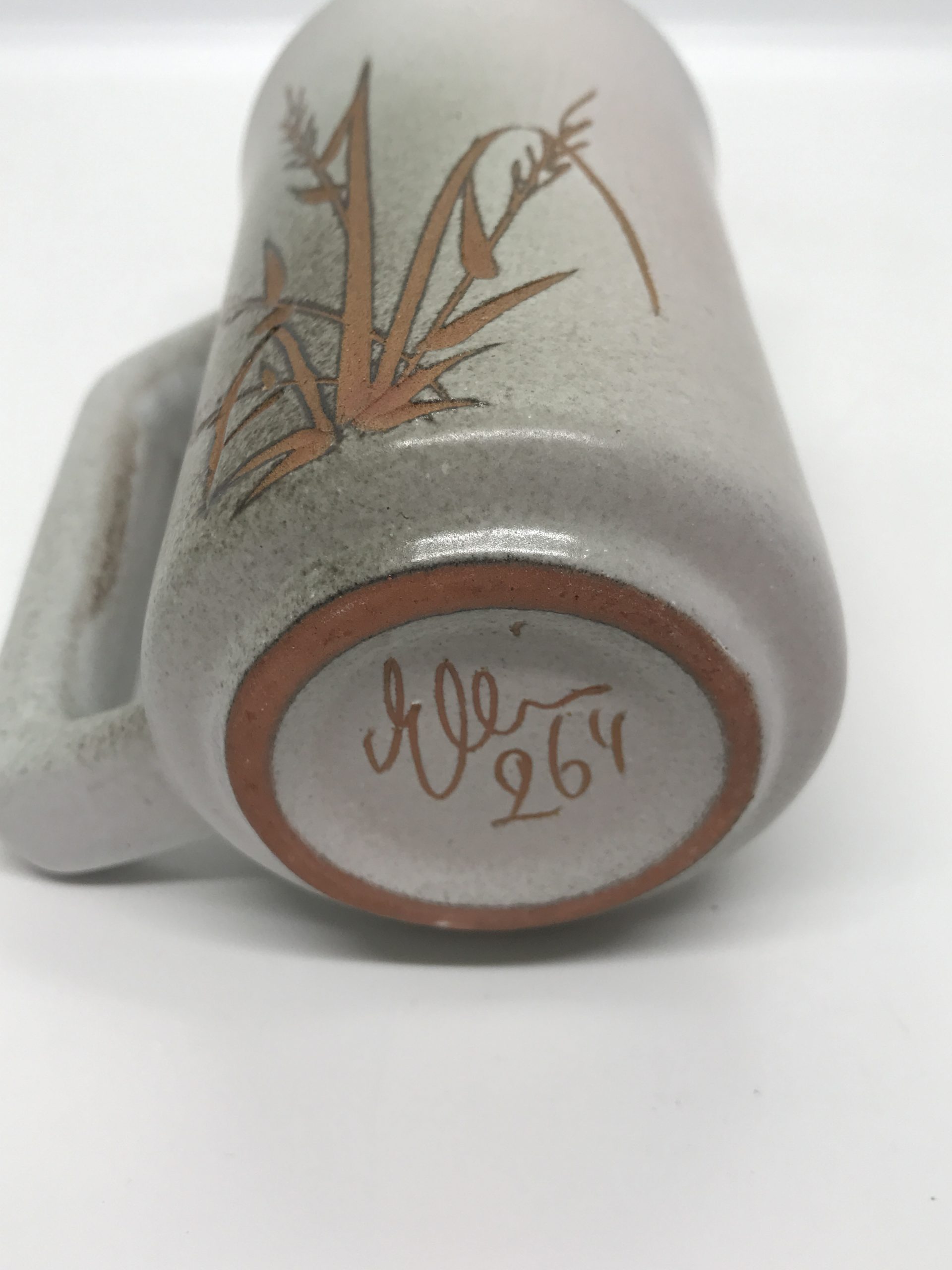 Ellis Pottery Coffee Mug - Wheat Pattern - Vintage Keepsakes