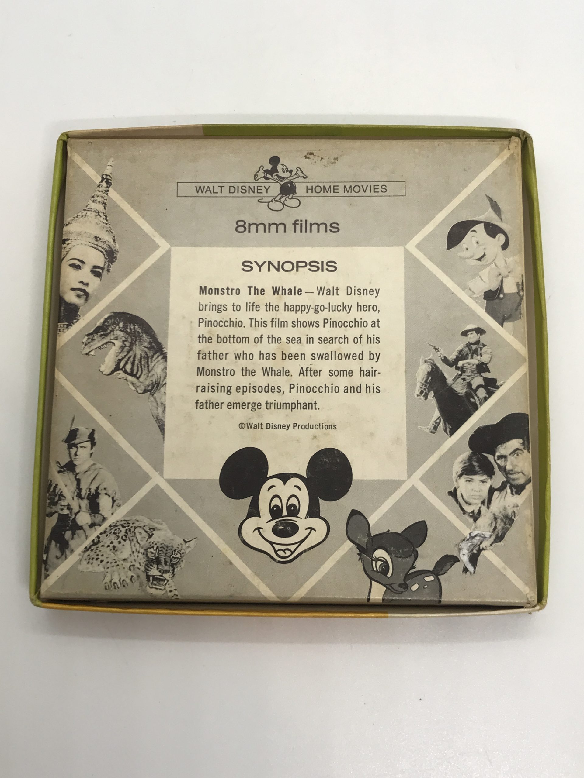 Vintage Walt Disney Pinocchio - Monstro the Whale - Super 8 Color Film ...