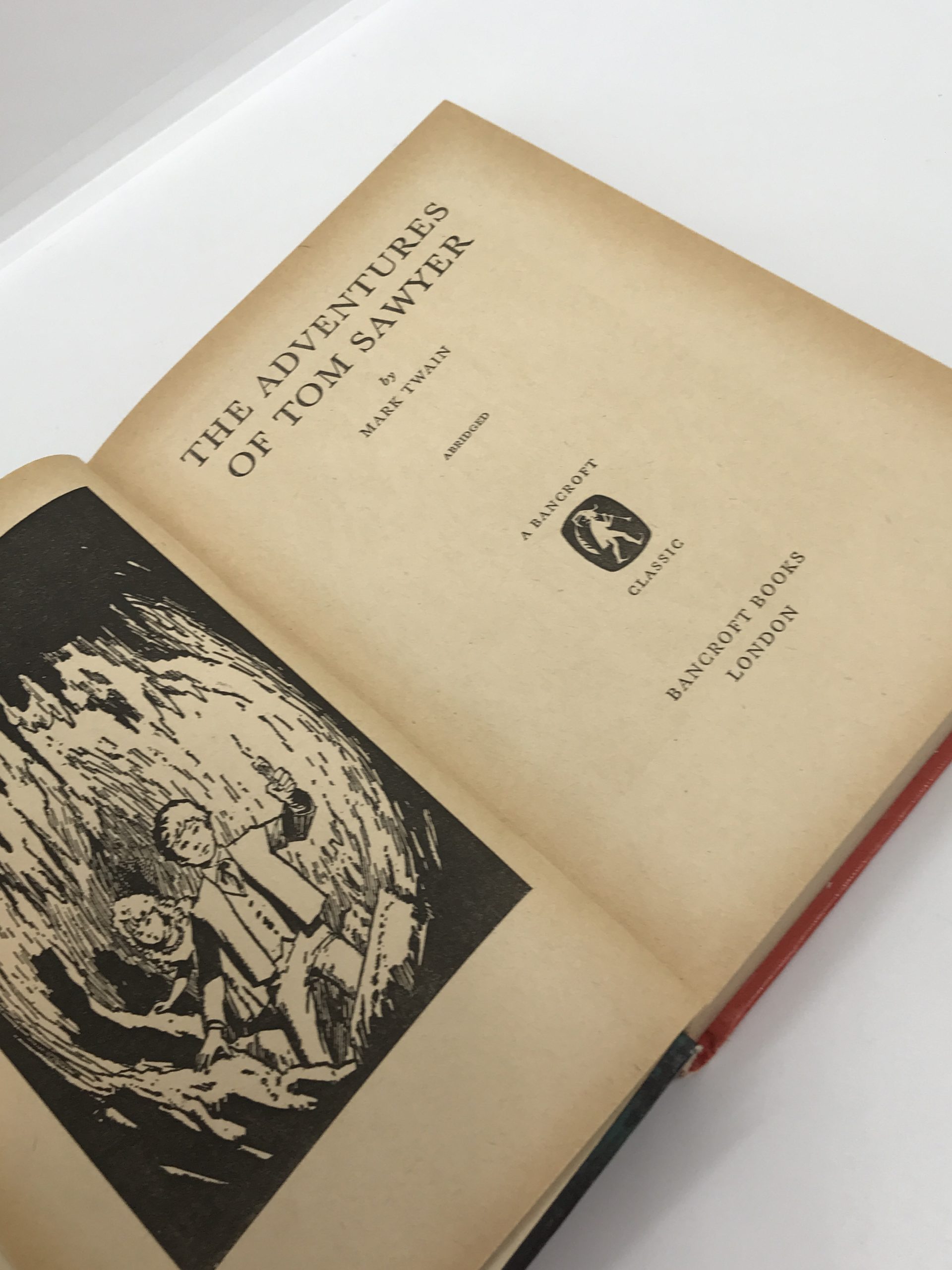 The Adventures of Tom Sawyer by Mark Twain Hardcover Book (1970 ...