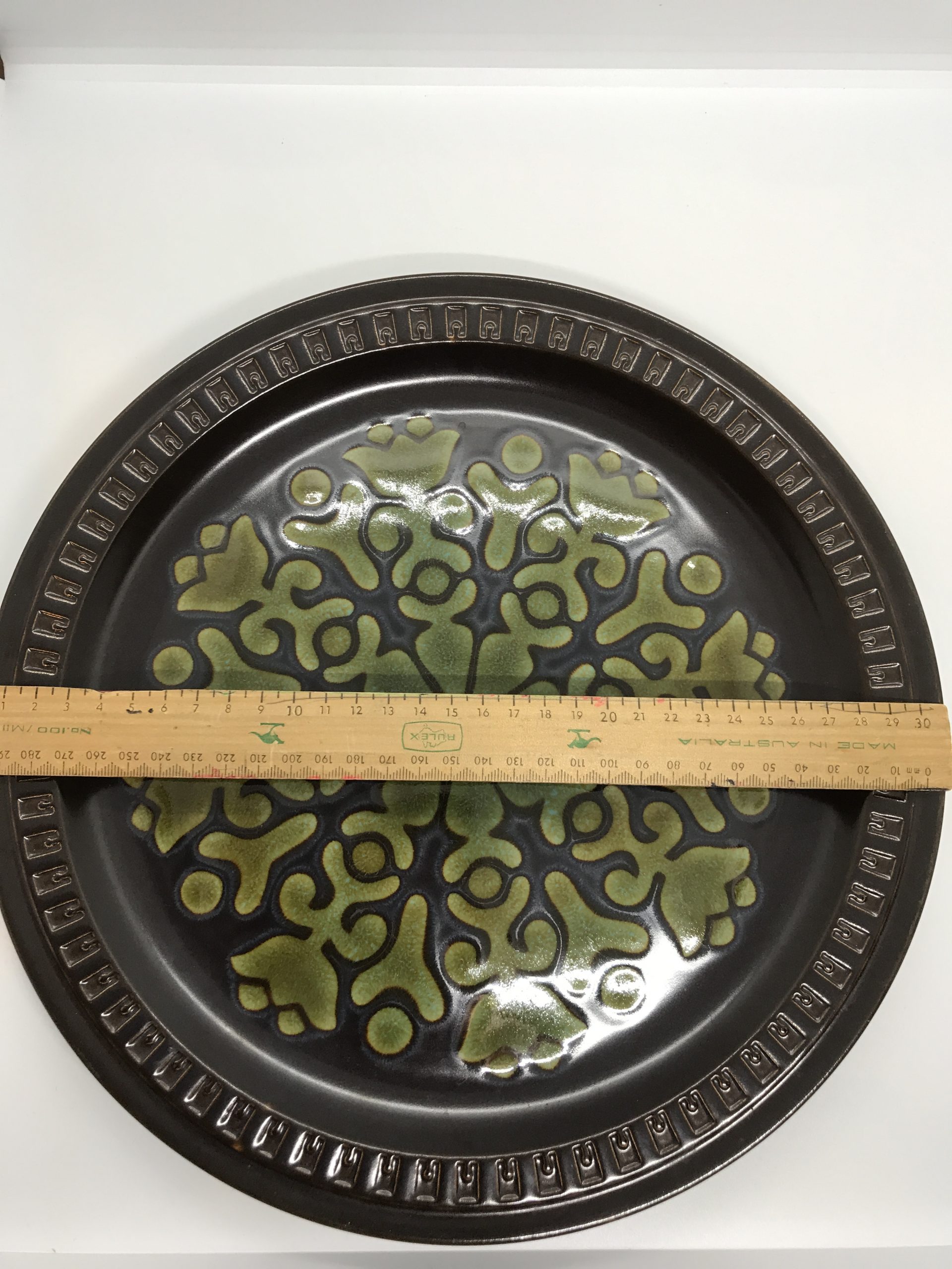 Suzuka Stone Stoneware Plate - Made in Japan c1970's - Vintage Keepsakes