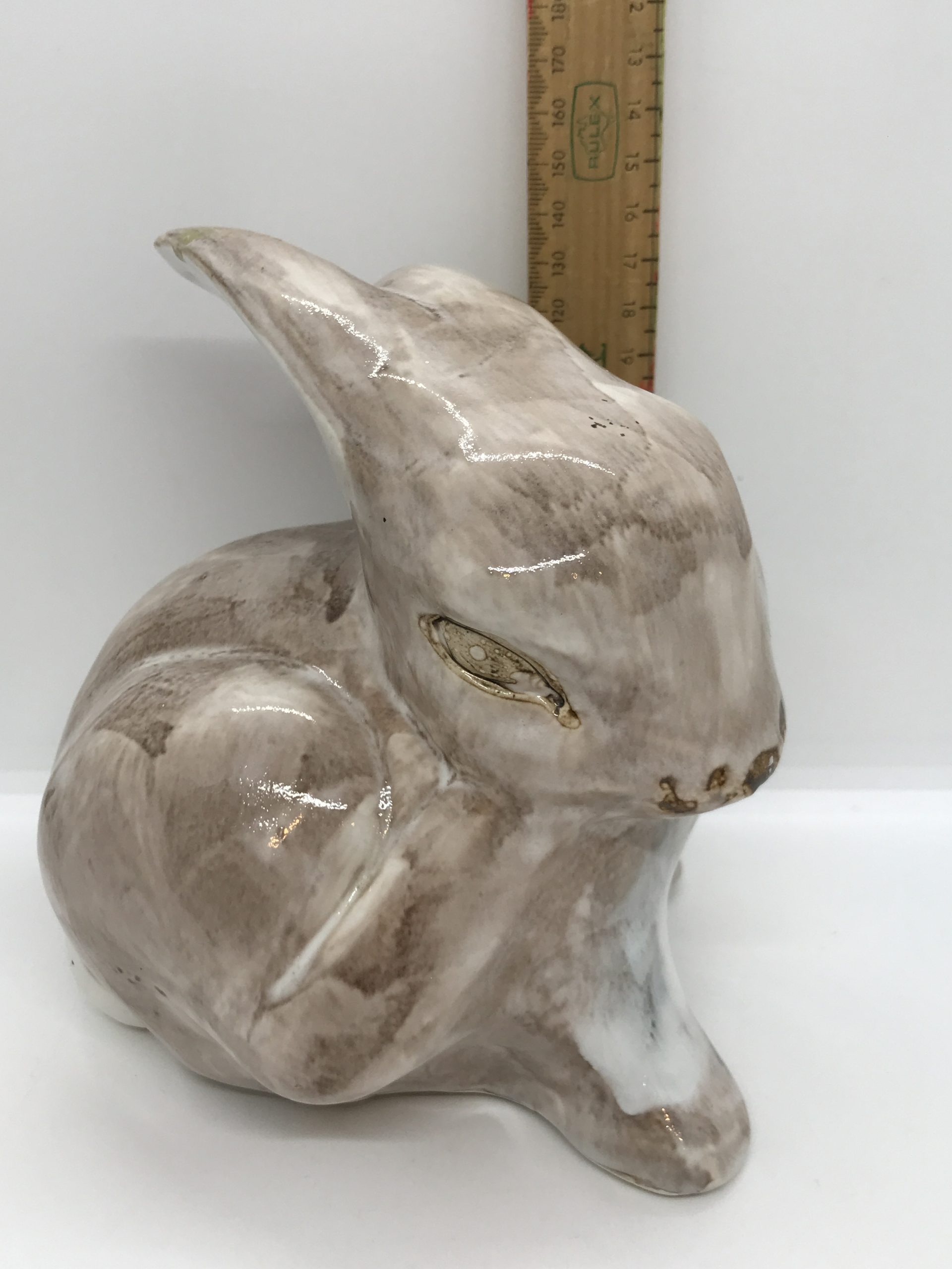 David Sharp Rye Pottery Bunny - signed to base - 16cm high - Vintage ...
