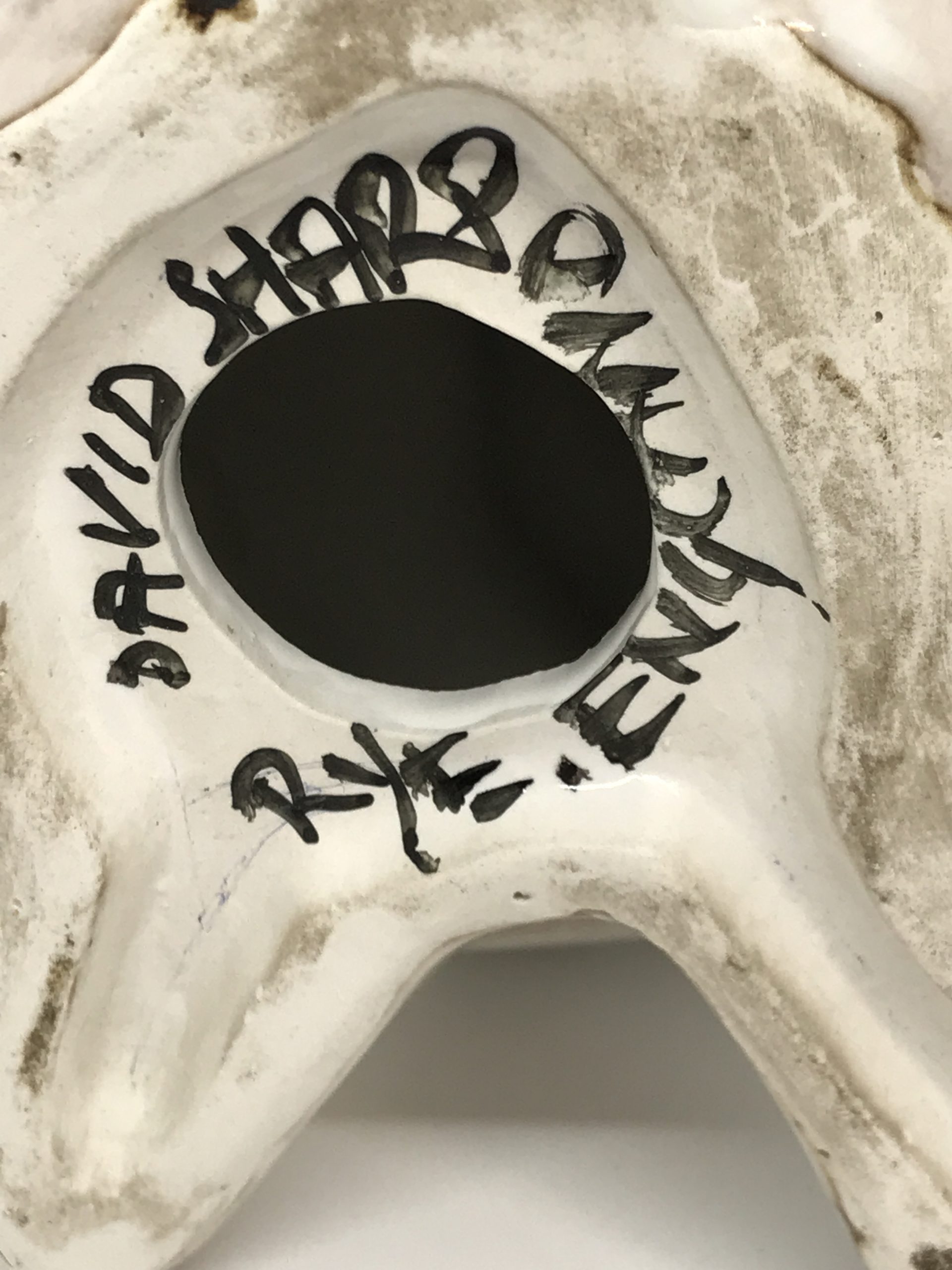 David Sharp Rye Pottery Bunny - signed to base - 16cm high - Vintage ...