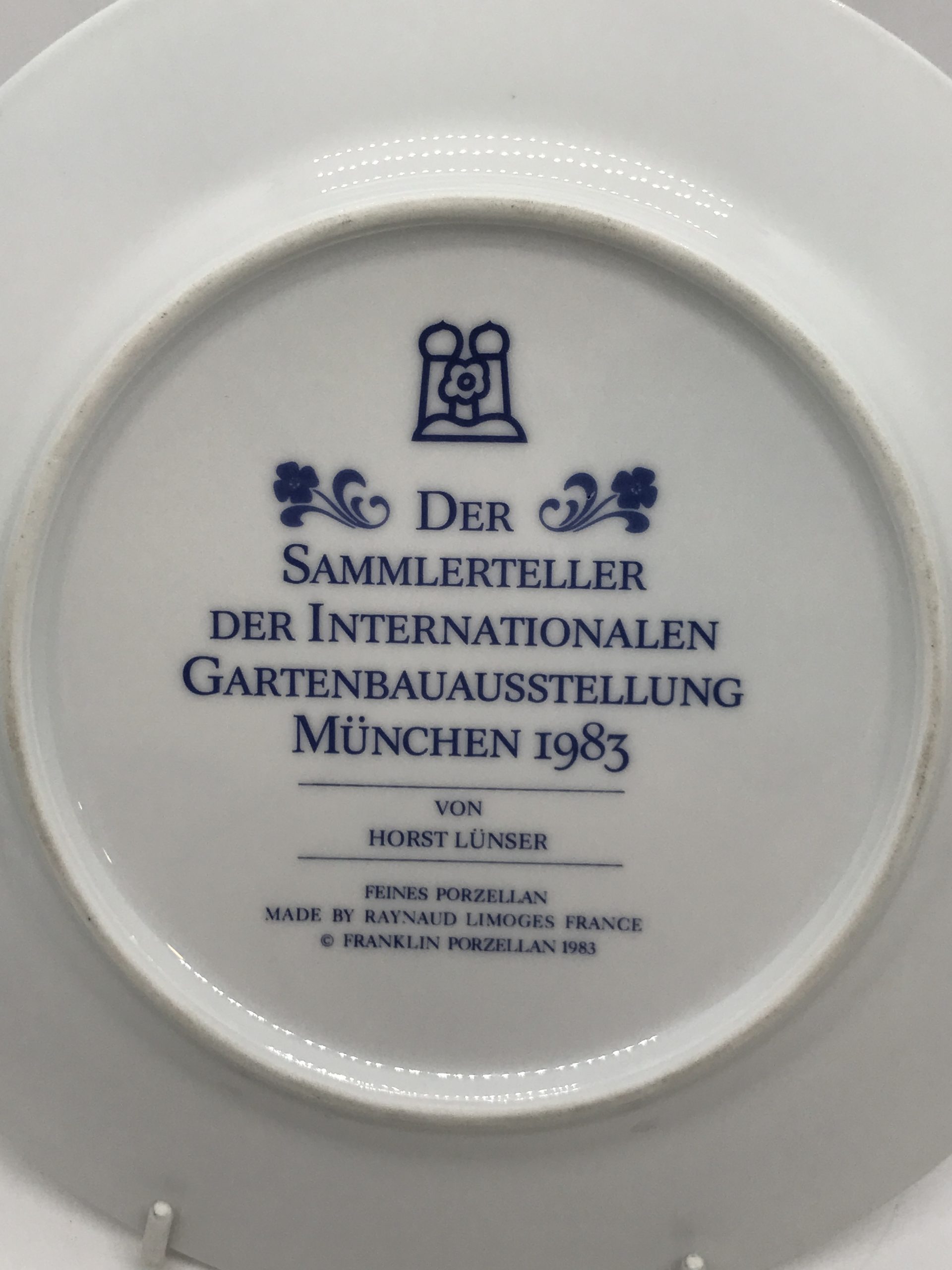 Raynaud Limoges France Fine Porcelain Collector Plate 1983 / From a ...