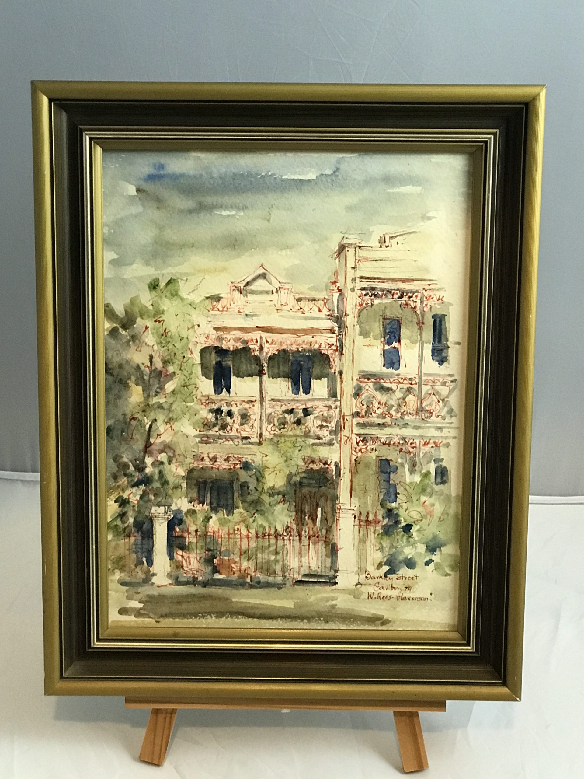 Barkley Street Carlton 79 by Wendy Rees-Harrison - Original Watercolor ...