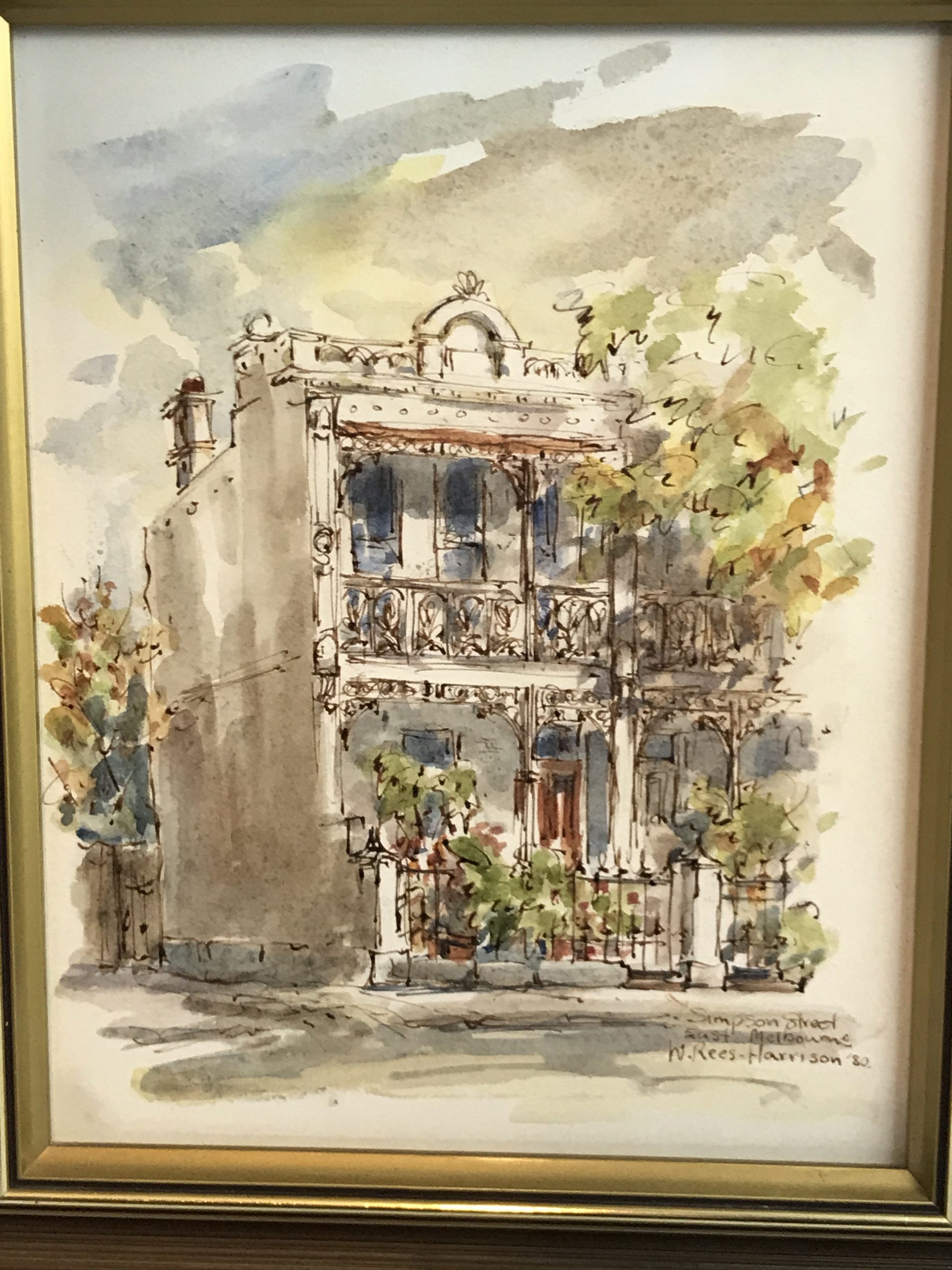 Simpson Street East Melbourne 80 by Wendy Rees-Harrison - Original ...