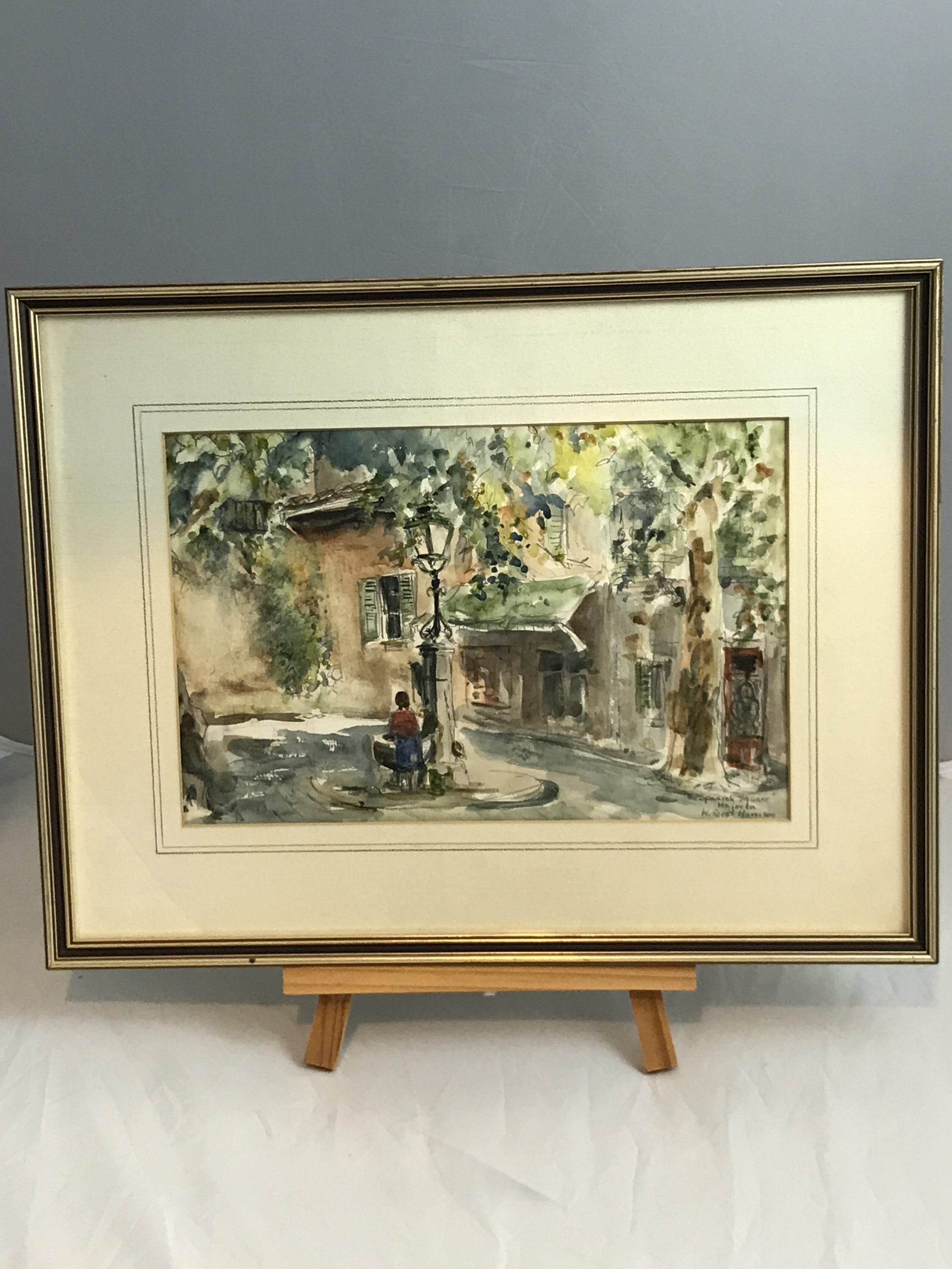 The Spanish Square Marjorca by Wendy Rees-Harrison - Original ...