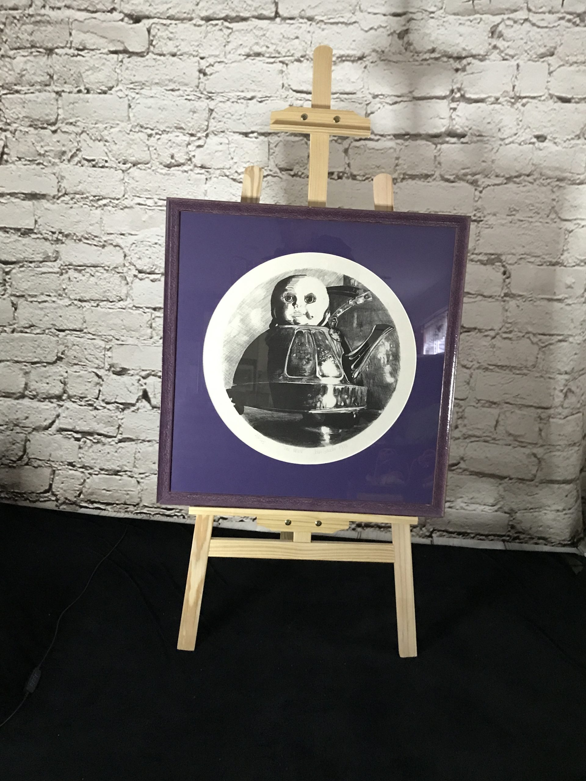 Tea Head Print by John Sandler (Aust., b.1945) 1970 Limited Edition ...