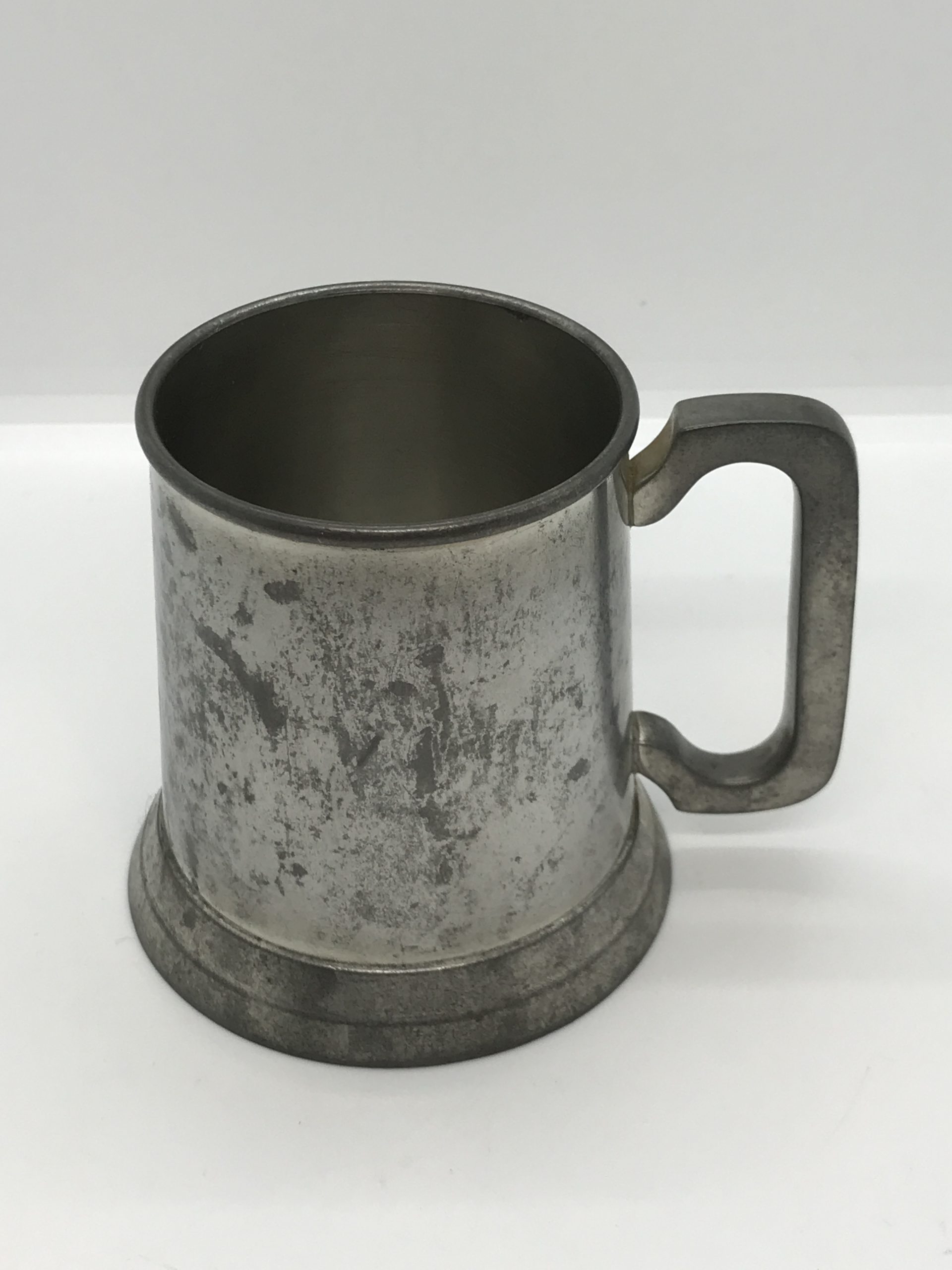 Wake Pewter Tankard with Glass Bottom - Vintage Keepsakes