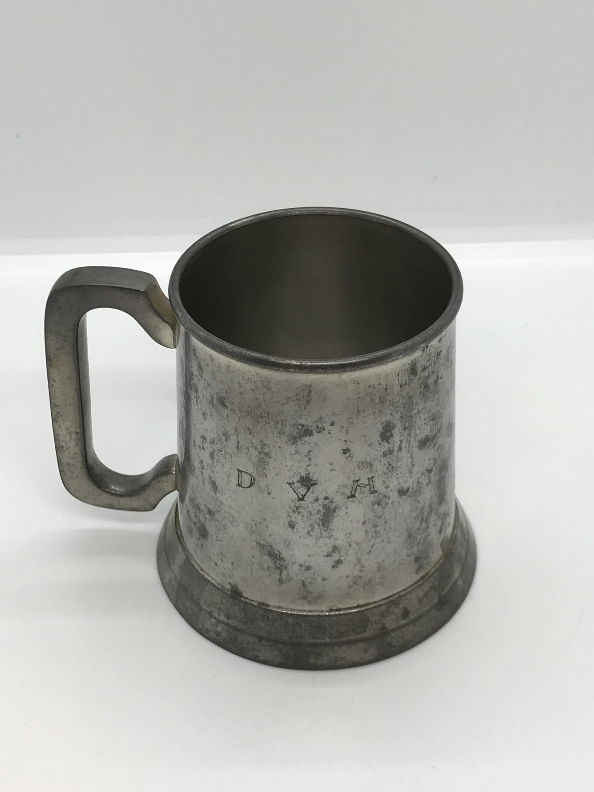 Wake Pewter Tankard with Glass Bottom - Vintage Keepsakes