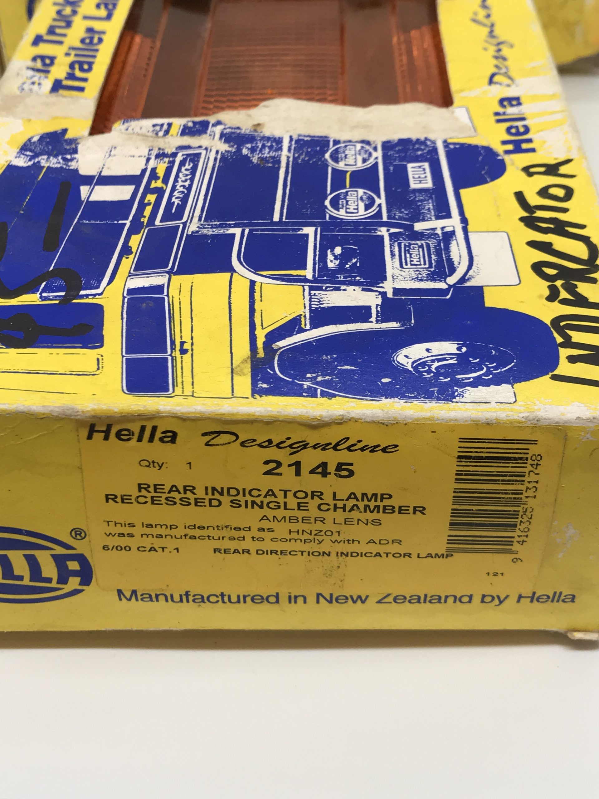 Hella Designline 2145 - Rear Indicator Recessed Single Chamber Amber ...