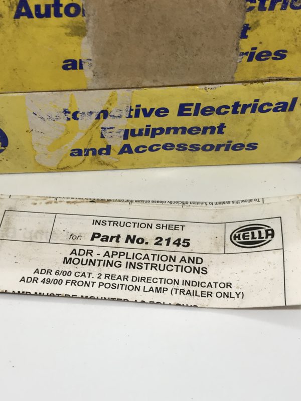 Hella Designline 2145 - Rear Indicator Recessed Single Chamber Amber ...