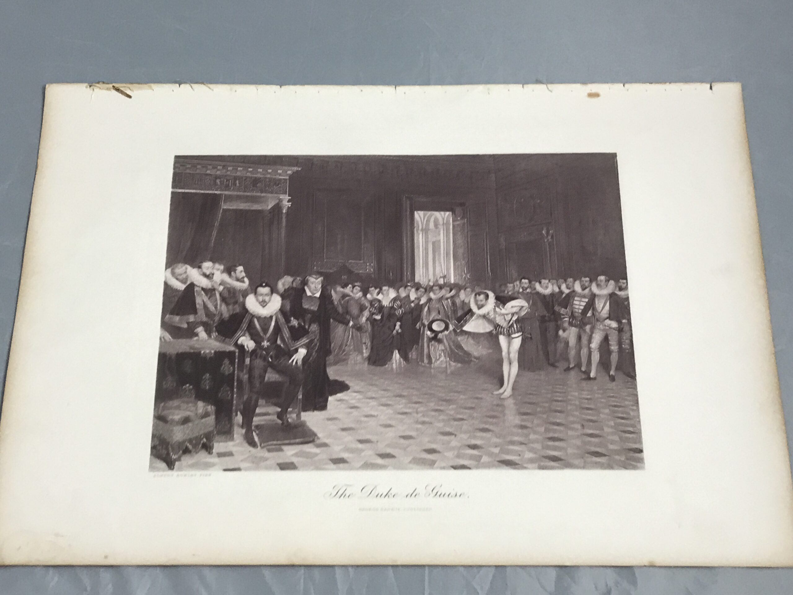 Antique Print - The Duke de Guise After Albert Aublet (George Barrie ...