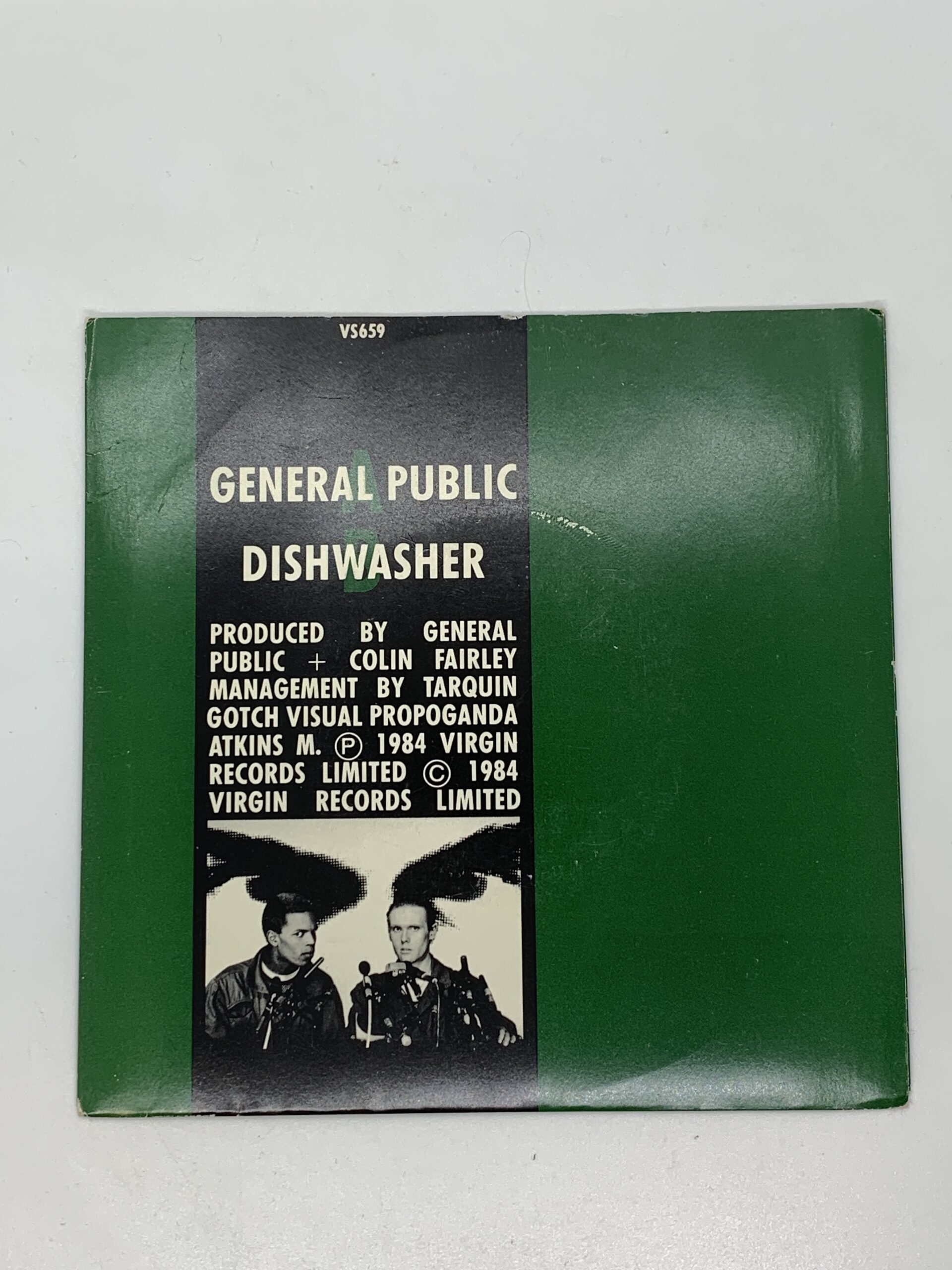 Virgin General Public - Dishwasher - Vinyl Record - Vintage Keepsakes