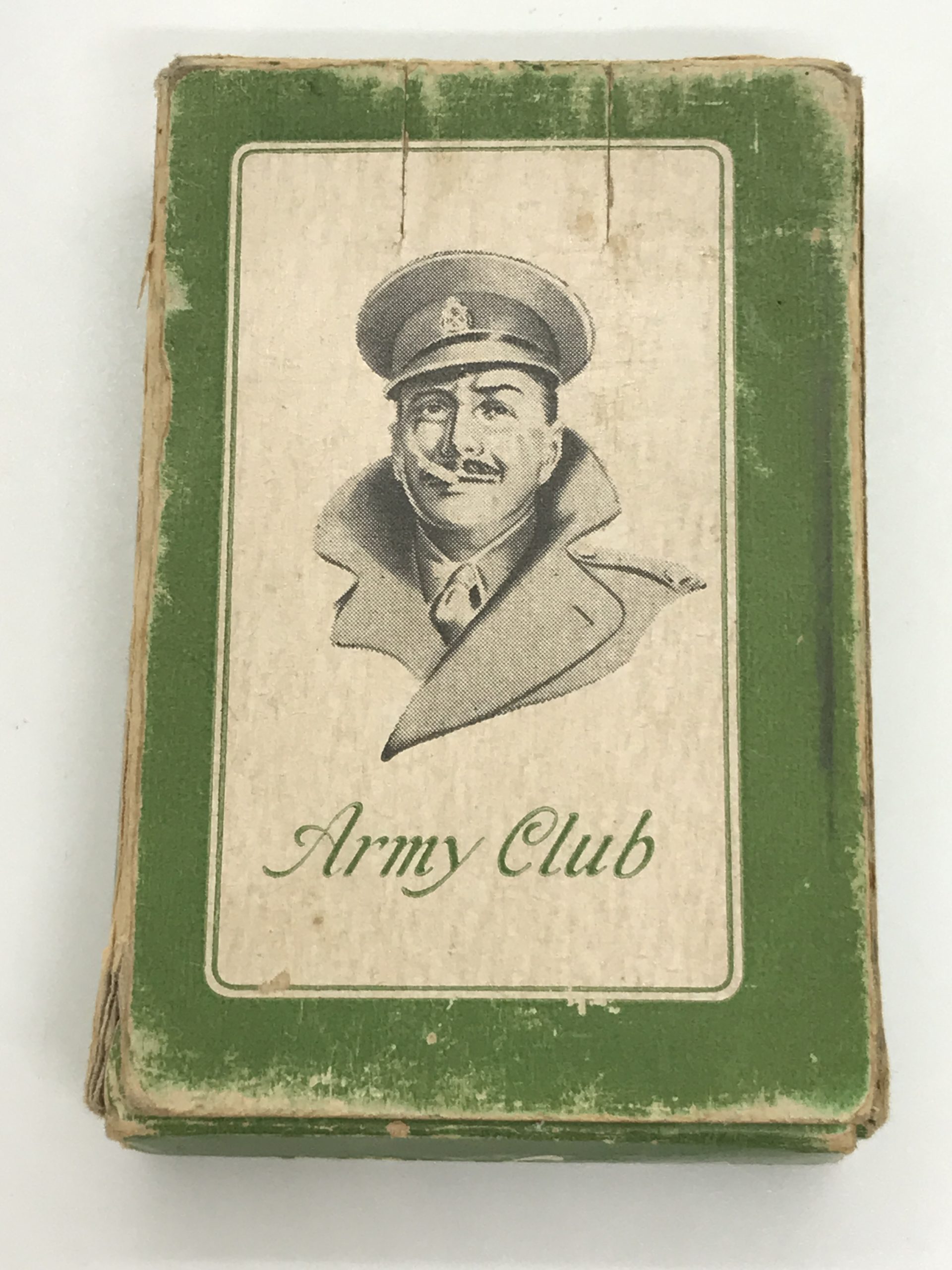 Vintage Army Club Playing Cards (Linen Finish) - Vintage Keepsakes