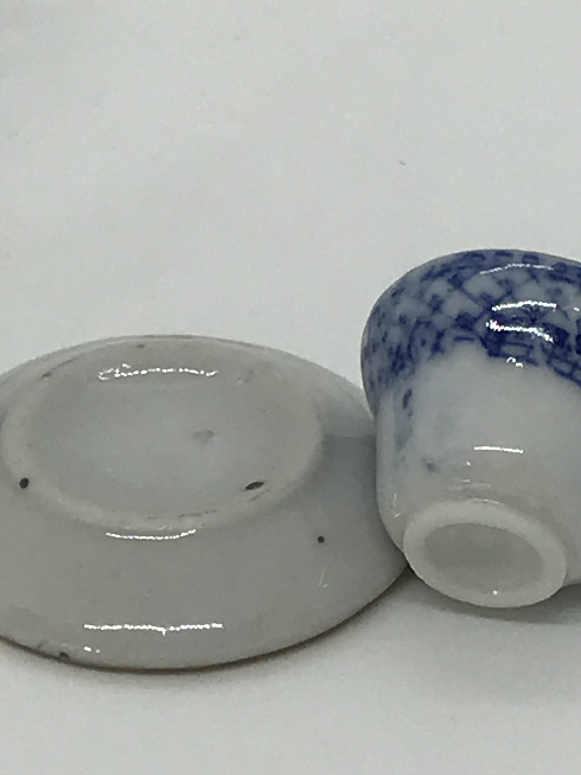 Miniature Tea Set Blue WIllow Pattern (5 piece set) - Vintage Keepsakes