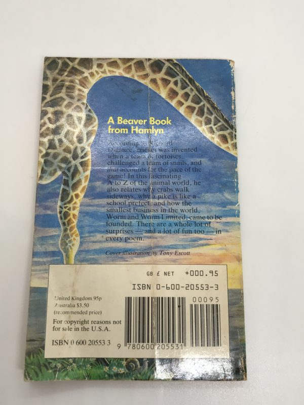 Animal Alphabet by Richard Digance Softcover 1982 - Vintage Keepsakes