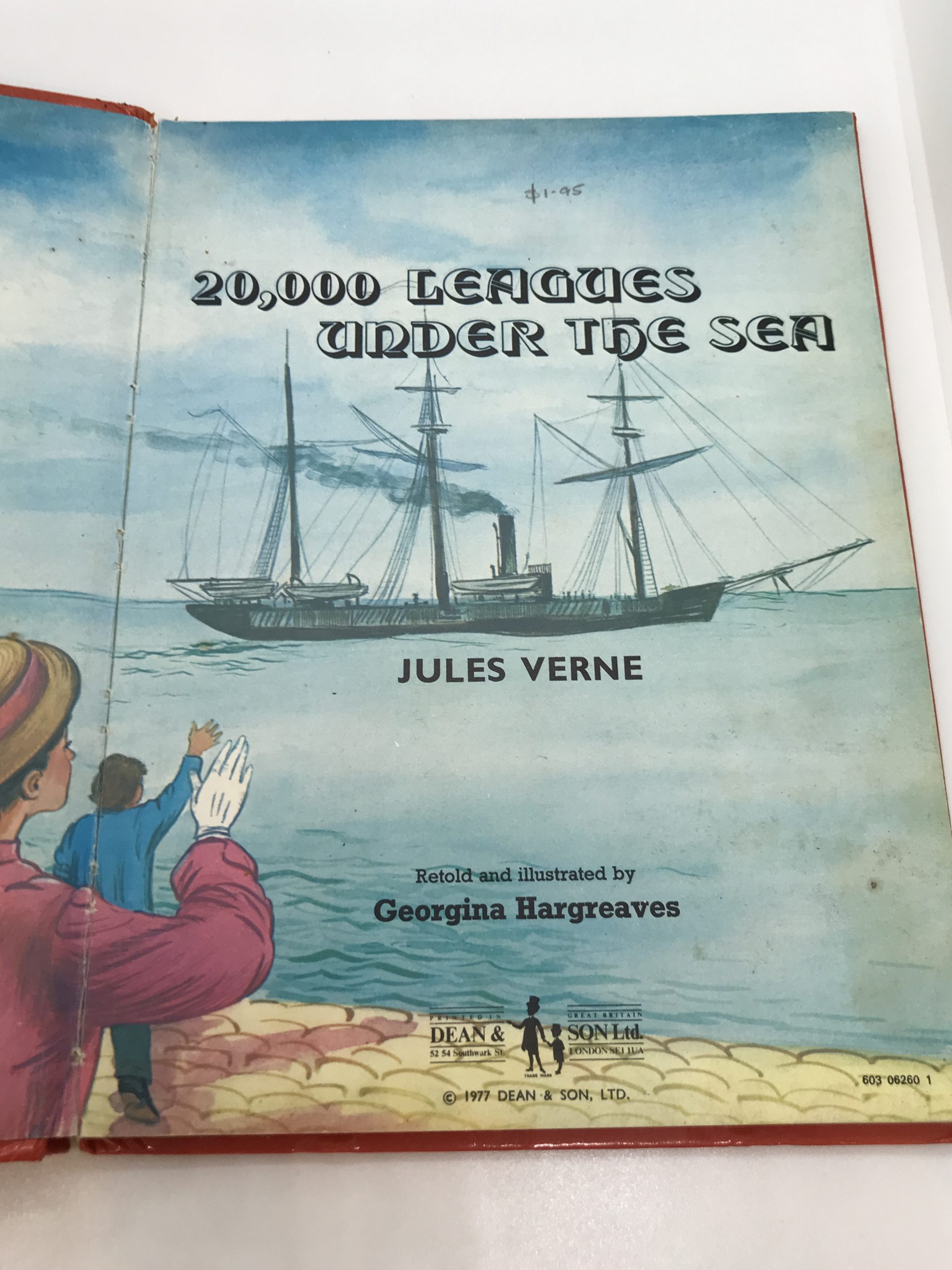 20,000 Leagues Under The Sea - Jules Verne (Dean - Hardcover Book ...