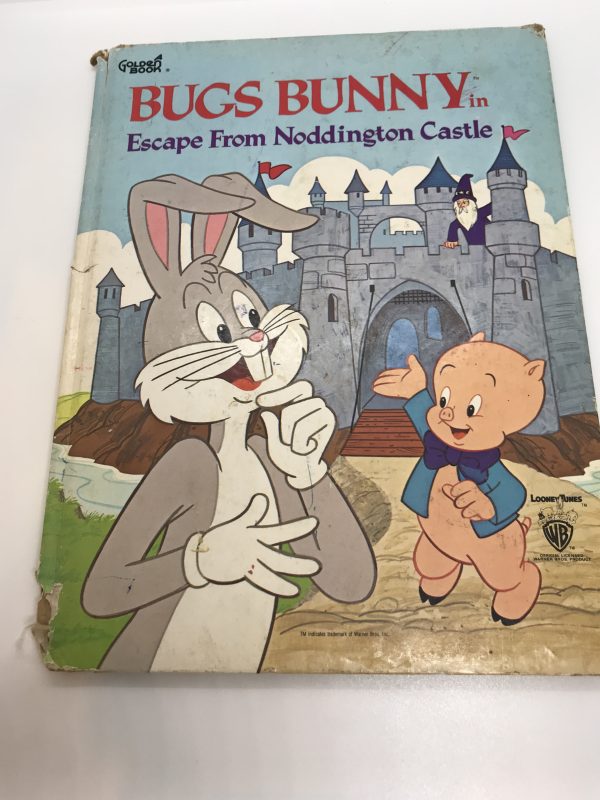 Vintage 1980 BUGS BUNNY Escape from Noddington Castle A GOLDEN BOOK ...
