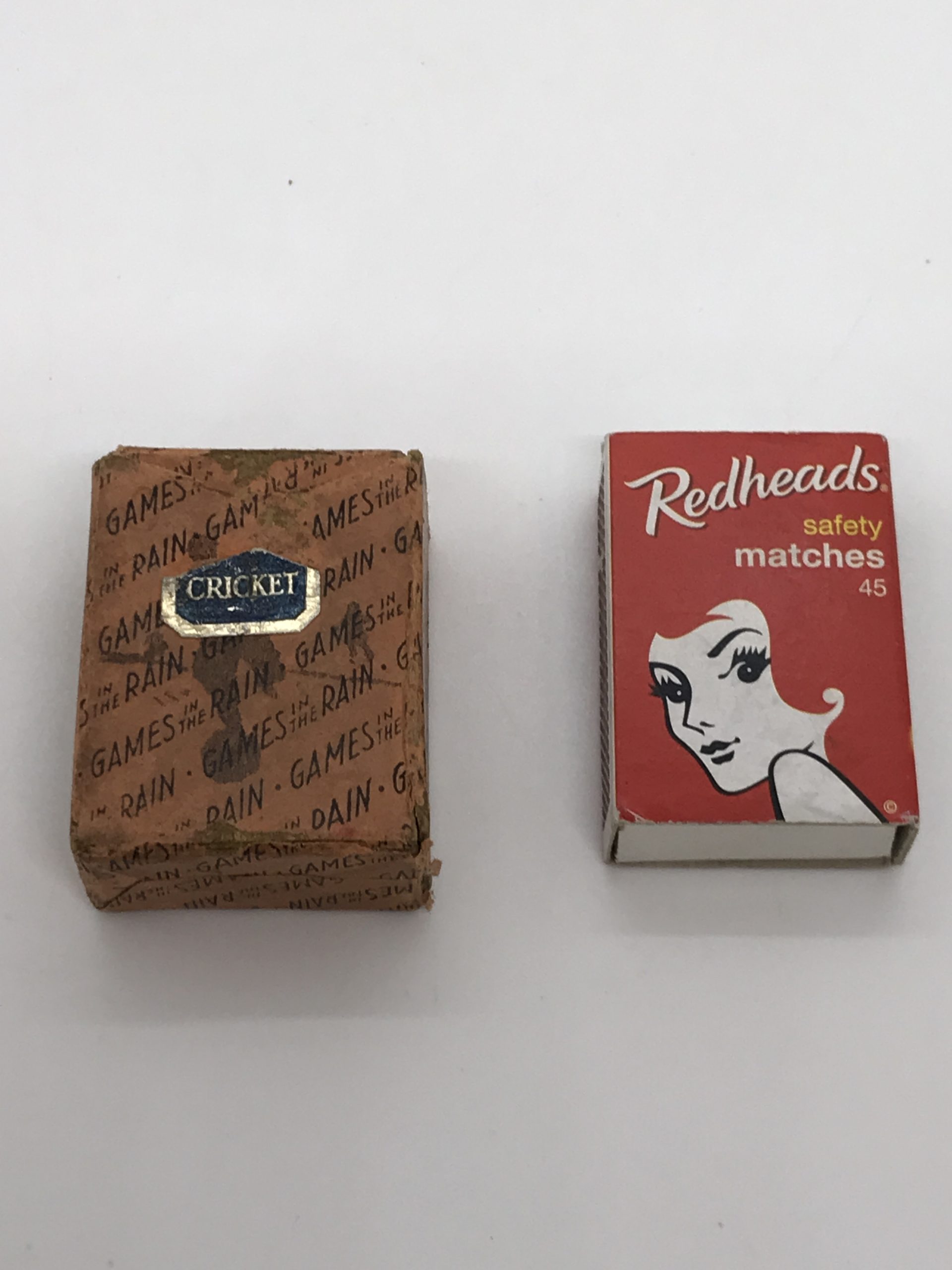 Vintage Games in the Rain Cricket Dice Game - Dice only in original box ...