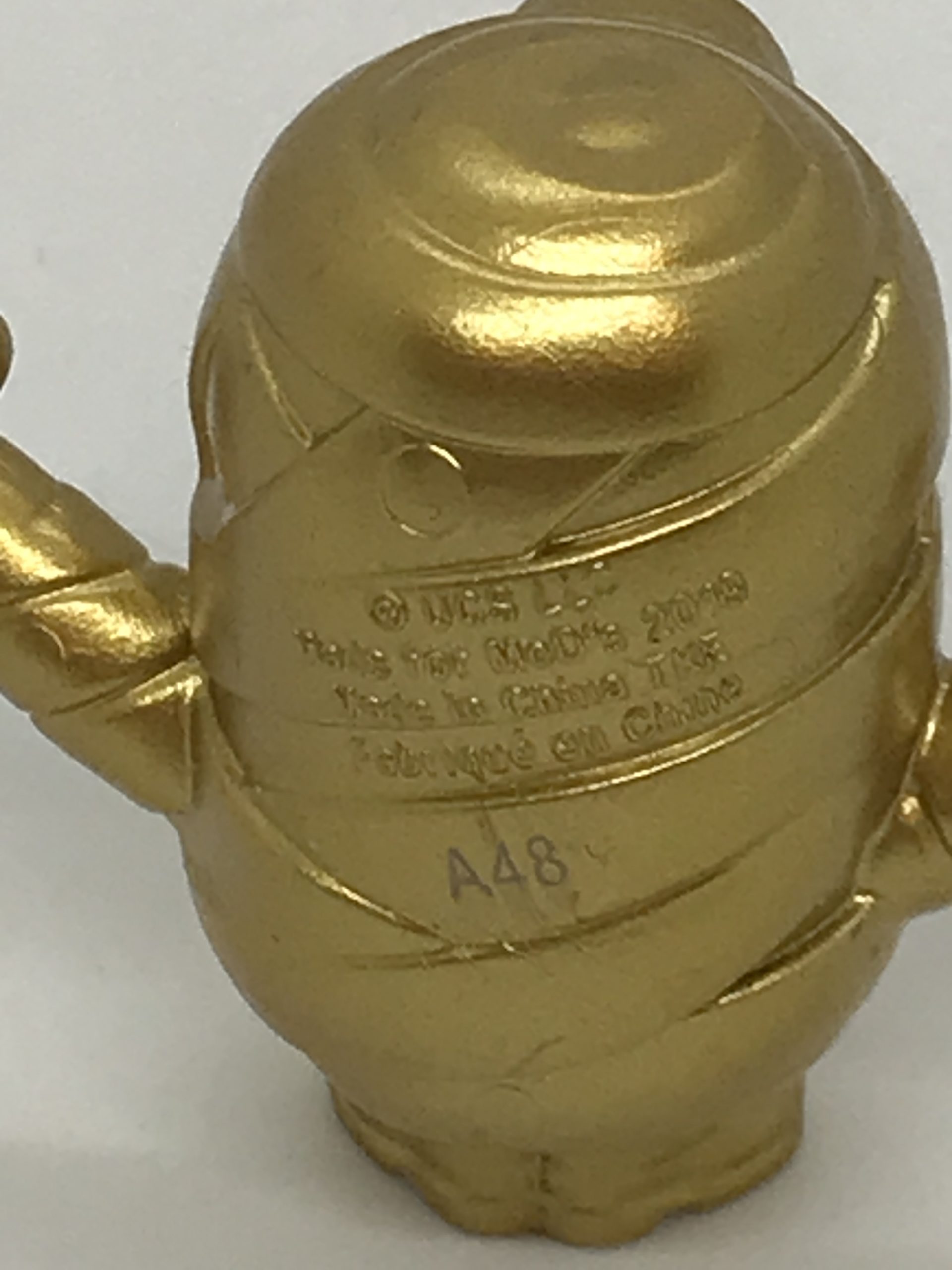 McDonalds Happy Meal Toy 2021 UK Minions Rise Of Gru GOLD Edition Toy ...