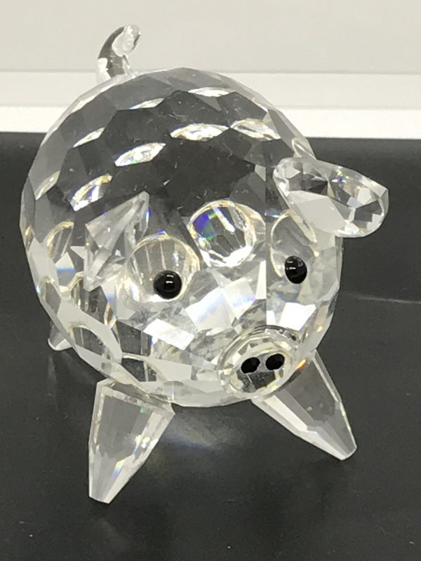 Crystal Swarovski Pig Designer Max Schreck - Vintage Keepsakes