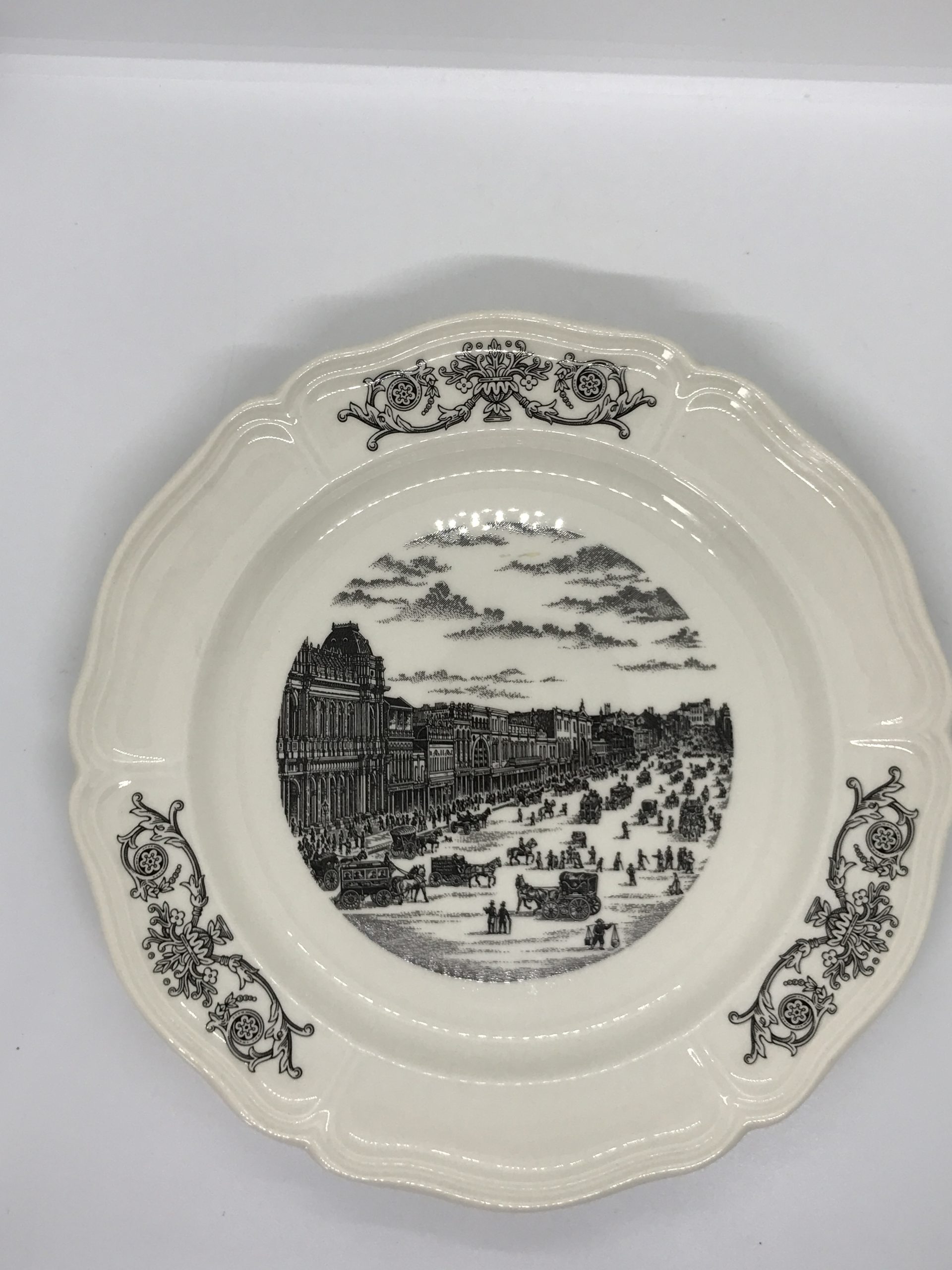 Wedgwood Historical Australia Melbourne - Bourke St Melbourne 1878 ...