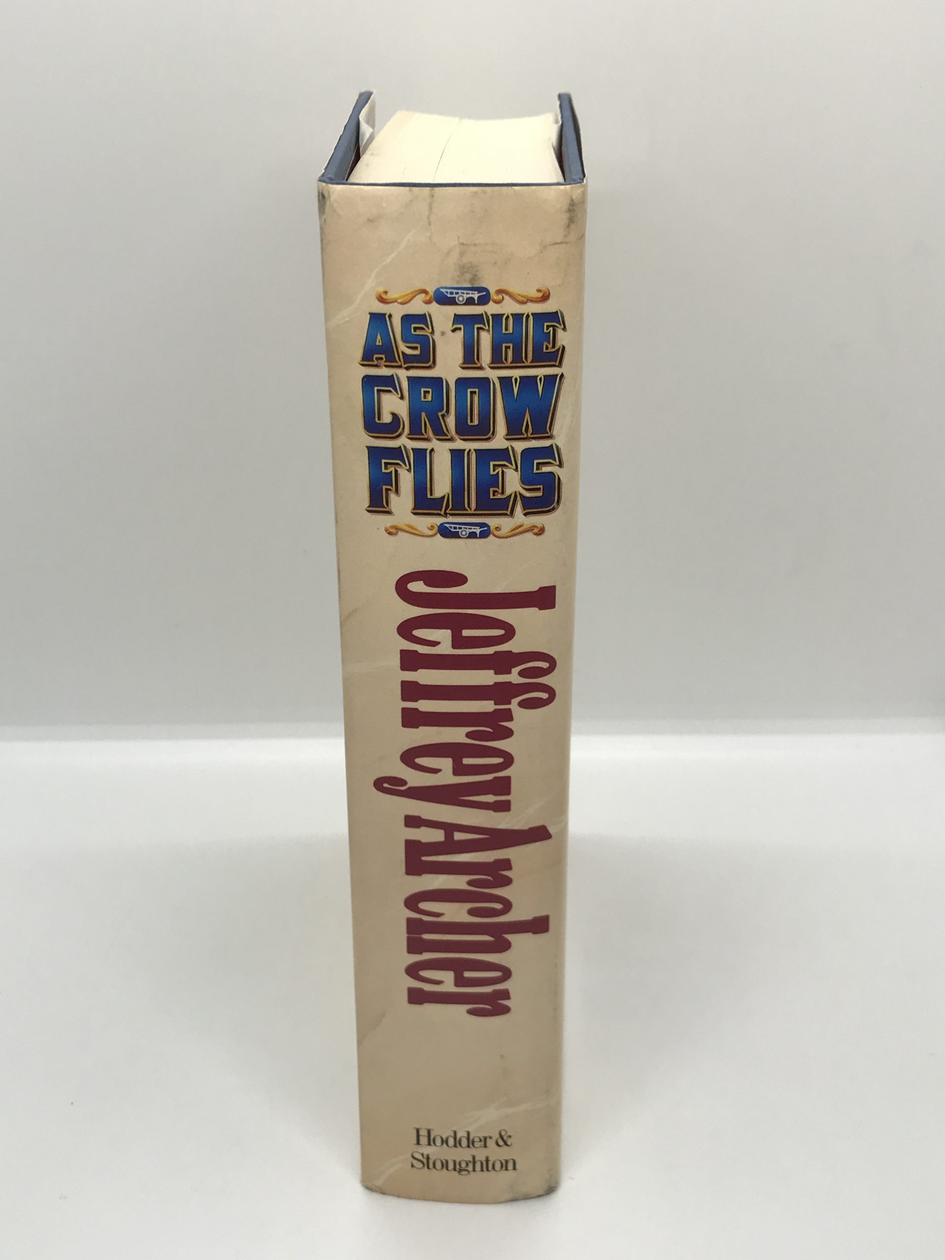 Jeffrey Archer As The Crow Flies - Vintage Keepsakes