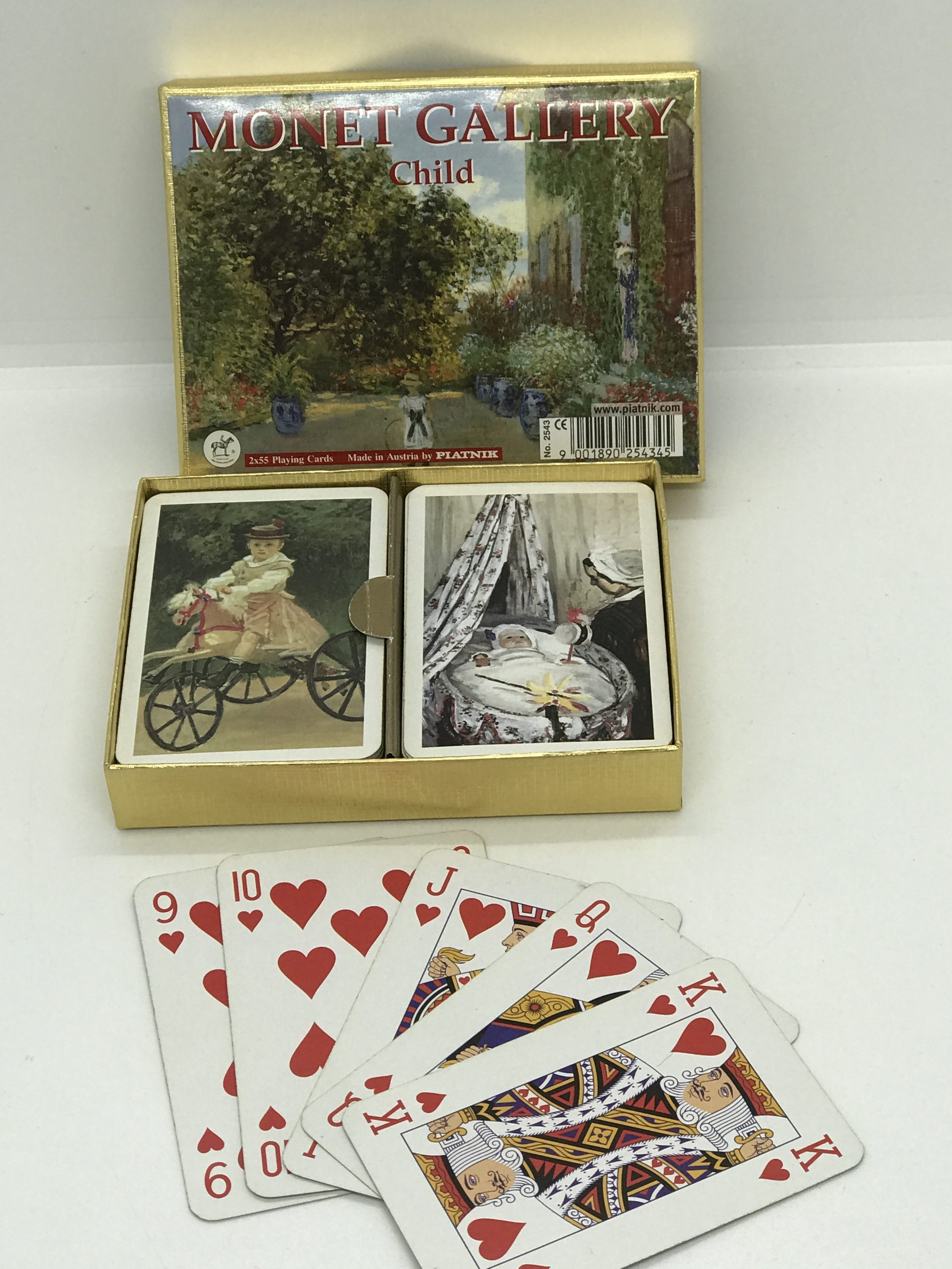 Vintage Boxed Monet Gallery Child Playing Cards - Vintage Keepsakes