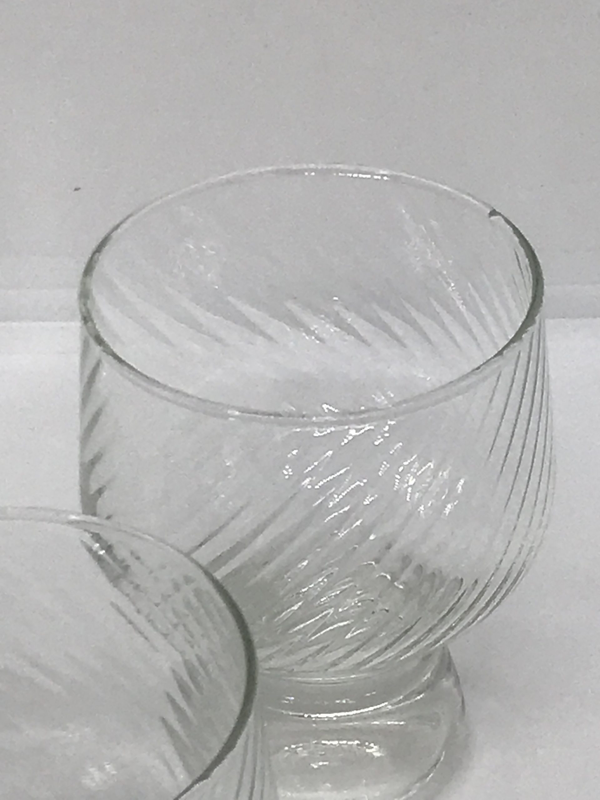 Set of 6 Crown Corning Regis Ripple Swirl pattern Shot Glasses ...