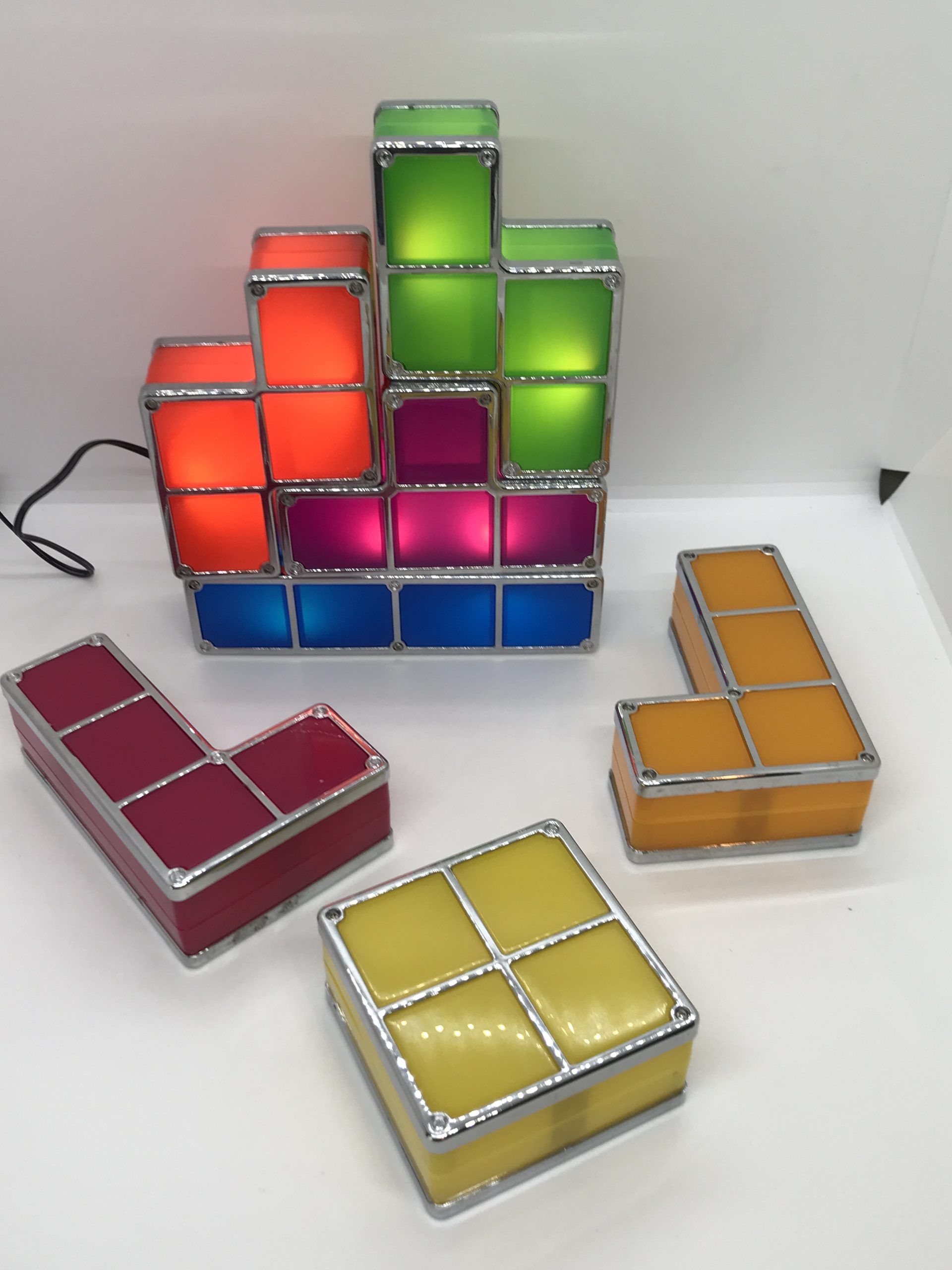 Official Tetris Product - 7 Piece Light Set - Vintage Keepsakes