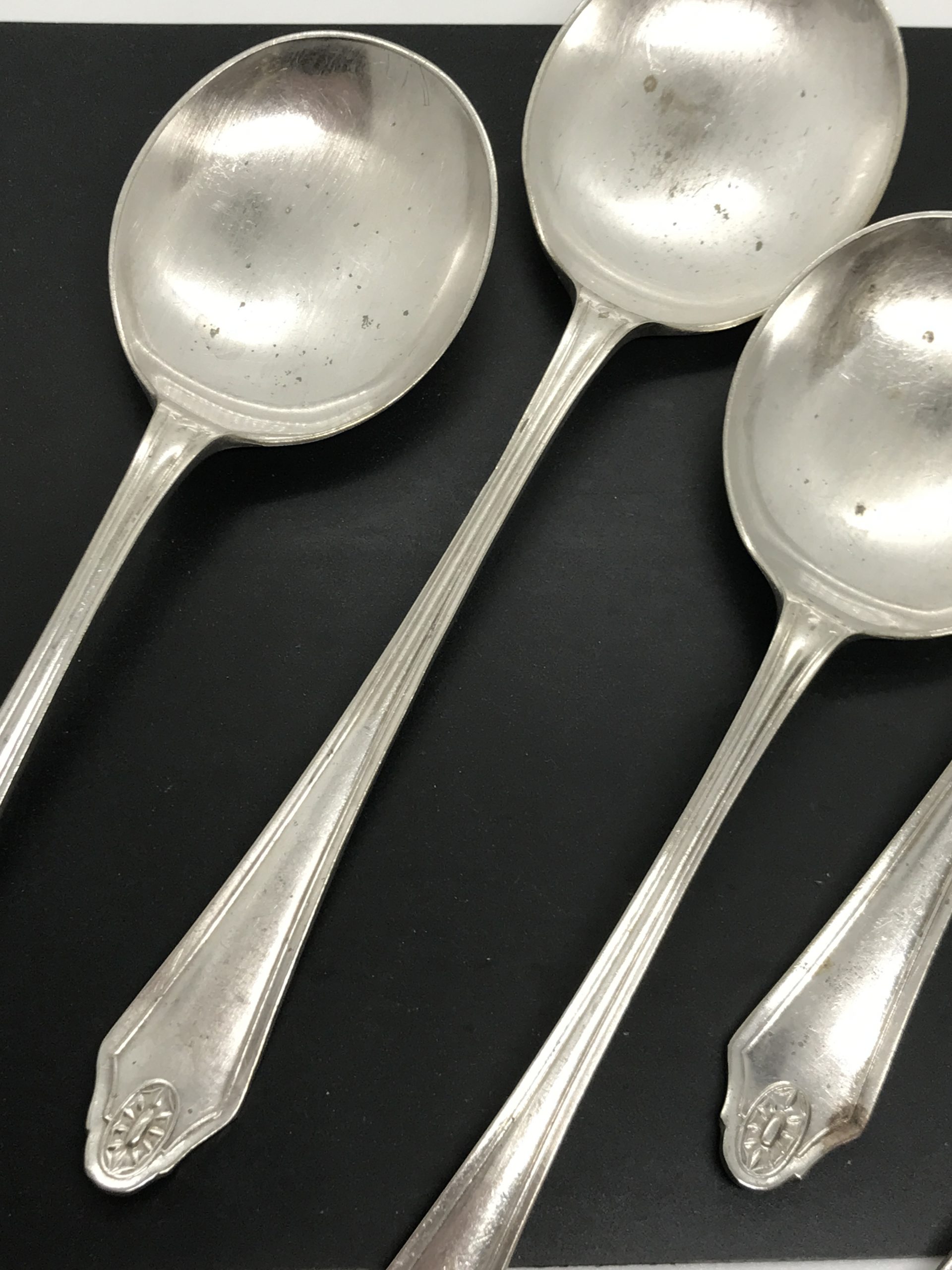 Soup Spoons EPNS - Vintage Keepsakes