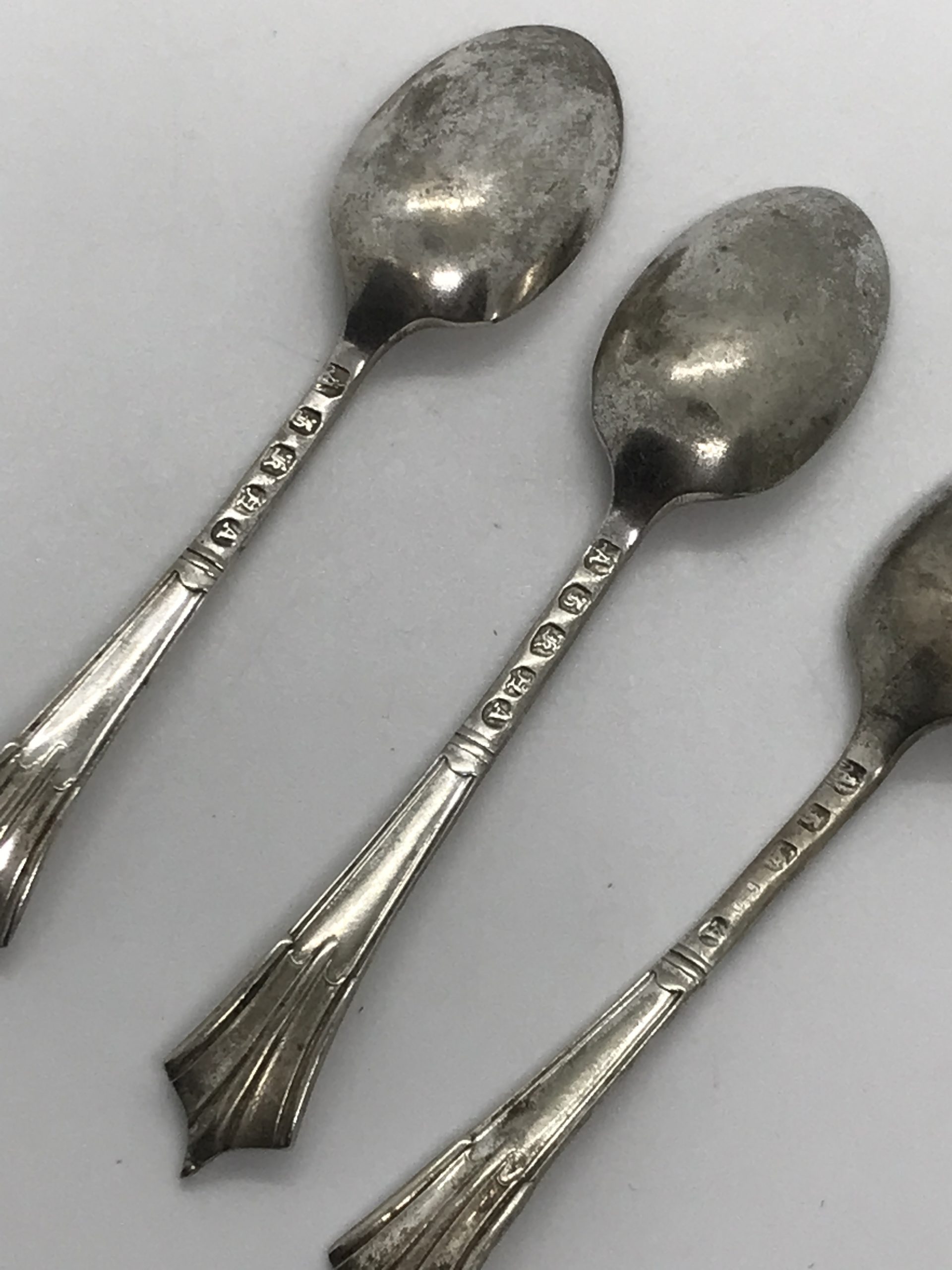 Coffee Spoons (with Chinese Characters) x 3 - Vintage Keepsakes