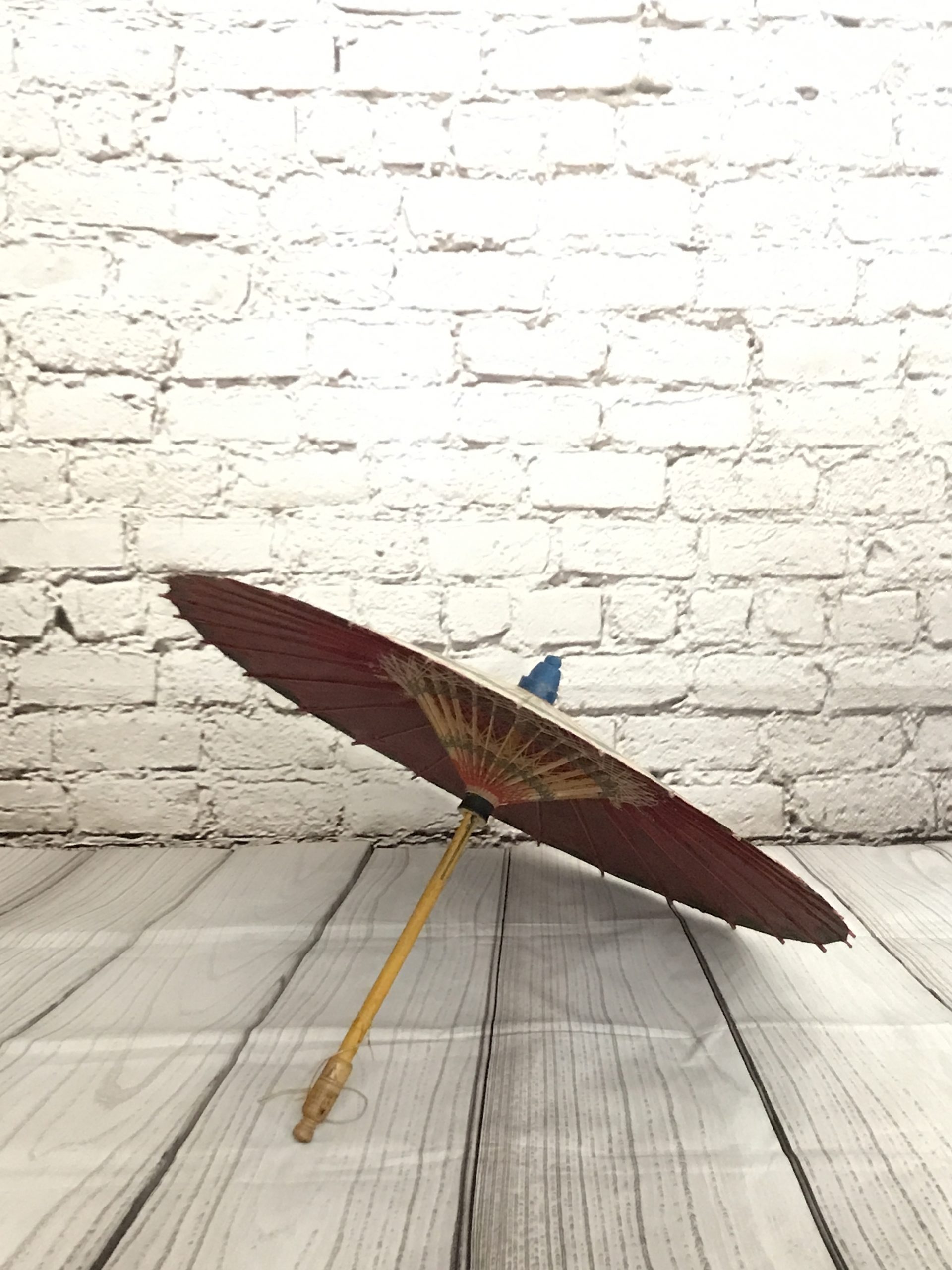 Vintage Handpainted Japanese Yodoe-Gasa Umbrella - Vintage Keepsakes