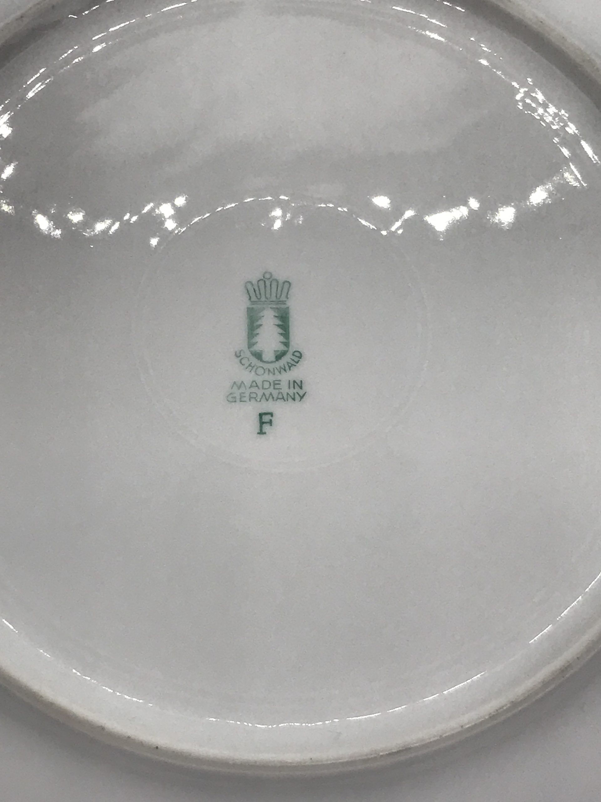 Schonwald Germany Fruit Pattern Dinner Plate 26cm - Vintage Keepsakes