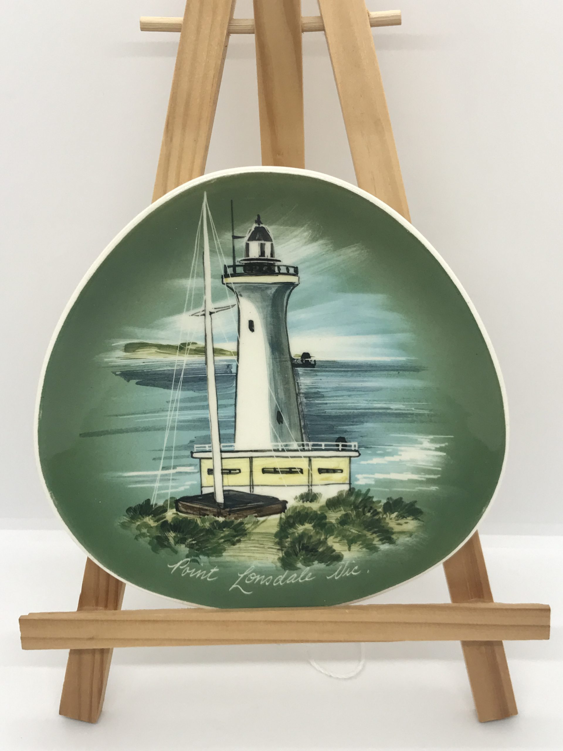 Studio Anna Hand Painted Plate - Point Lonsdale 17cm - Vintage Keepsakes