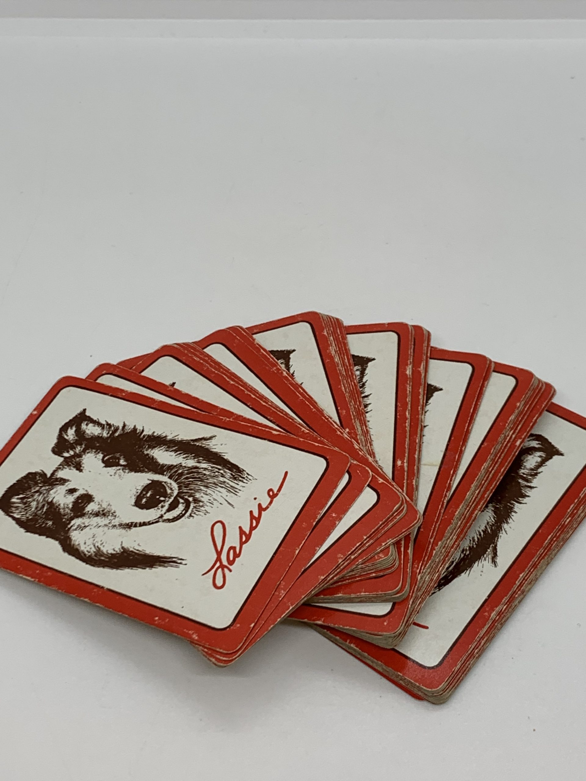Vintage Lassie Playing Cards - 1 Full Deck - Vintage Keepsakes
