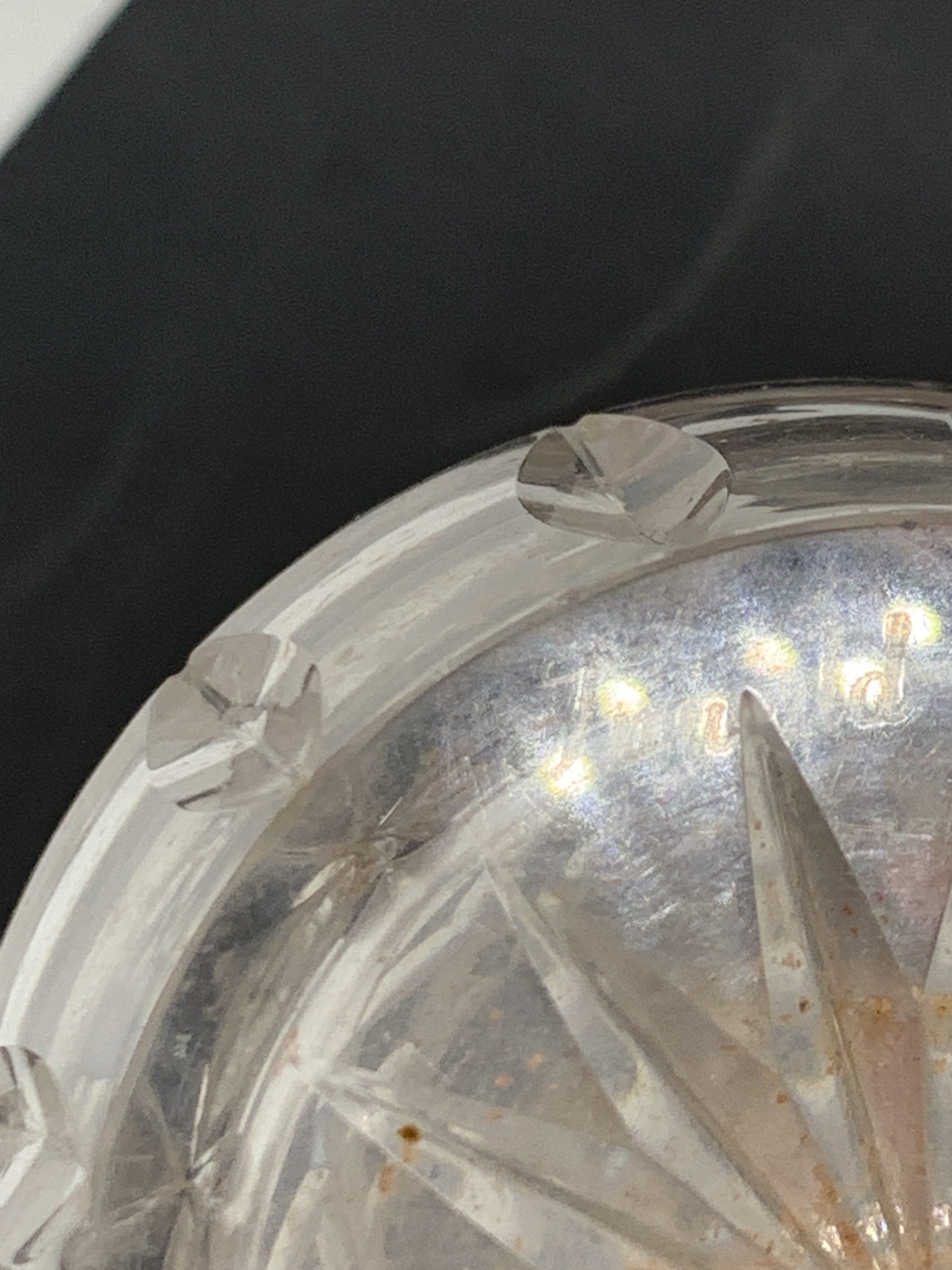 Art Deco Inwald Crystal Perfume Bottle (as found) - Vintage Keepsakes