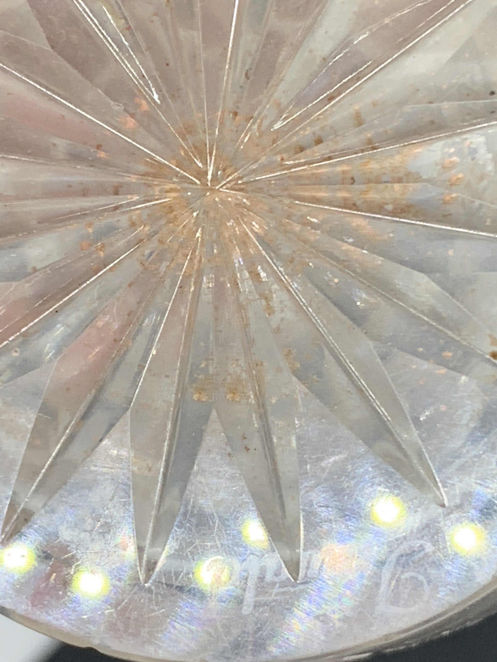 Art Deco Inwald Crystal Perfume Bottle (as found) - Vintage Keepsakes