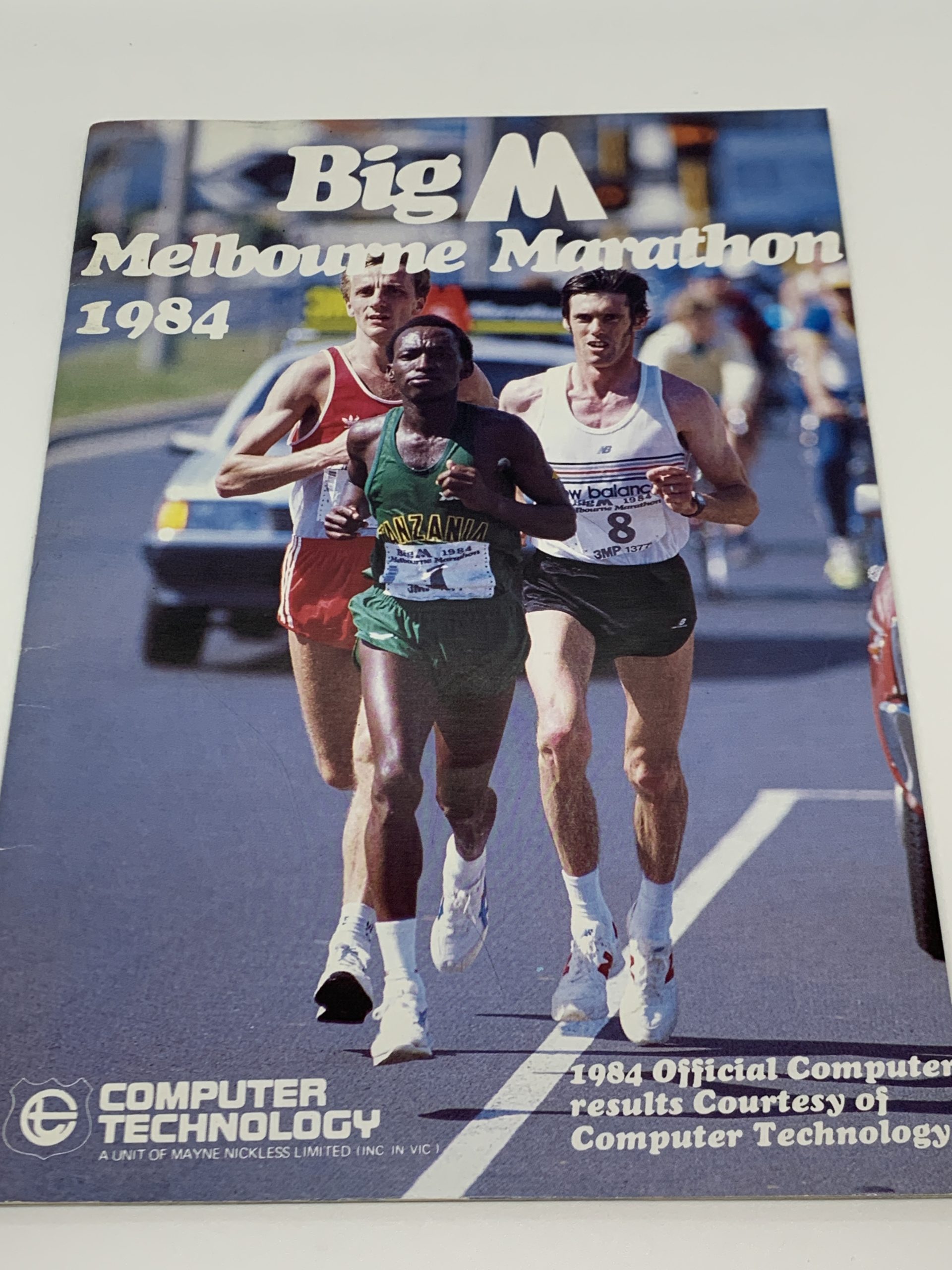 Big M Melbourne Marathon Official Results Book 1984 - Vintage Keepsakes