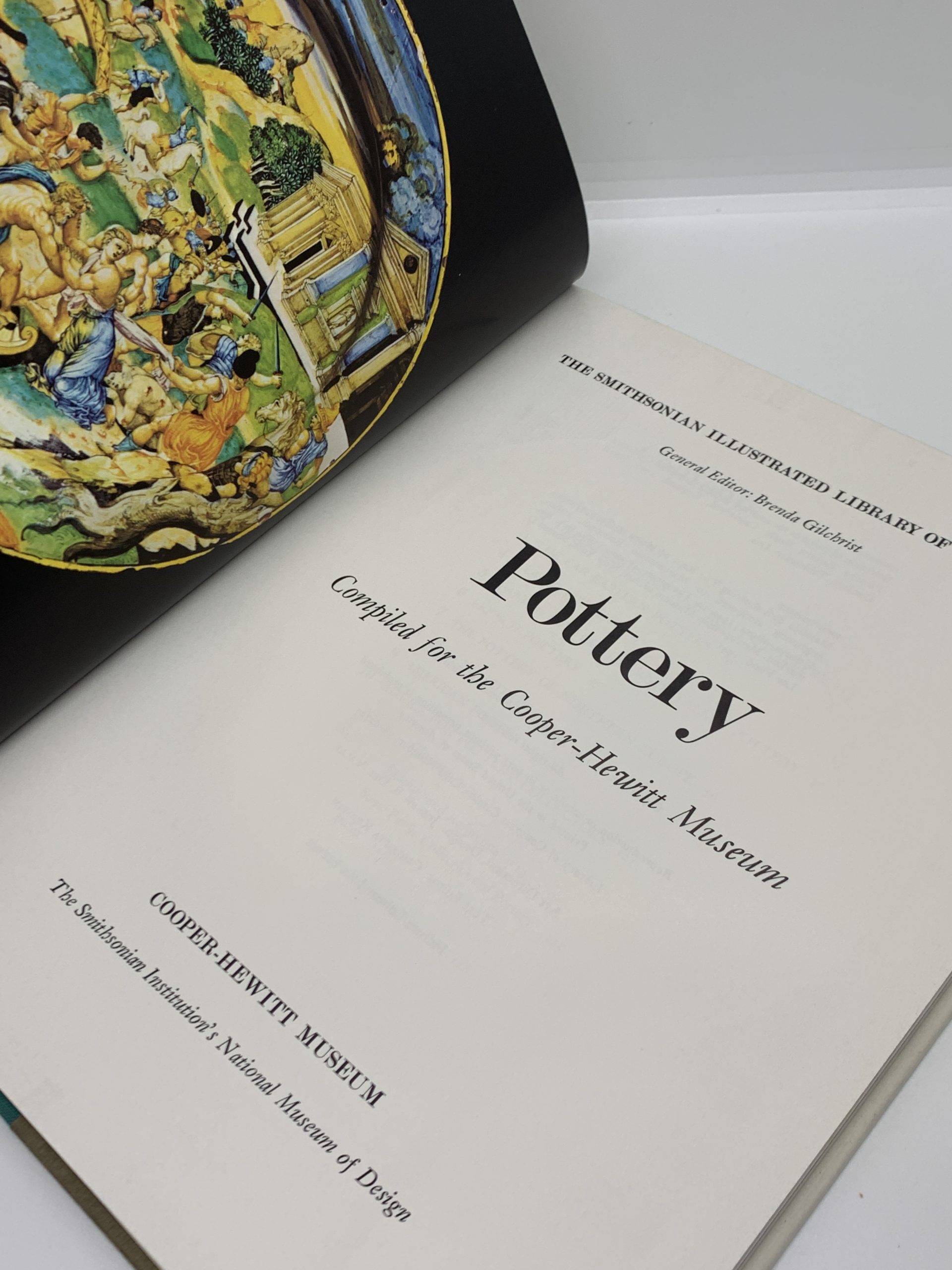 Vintage Smithsonian Institution Book Cooper-Hewitt Museum Pottery ...