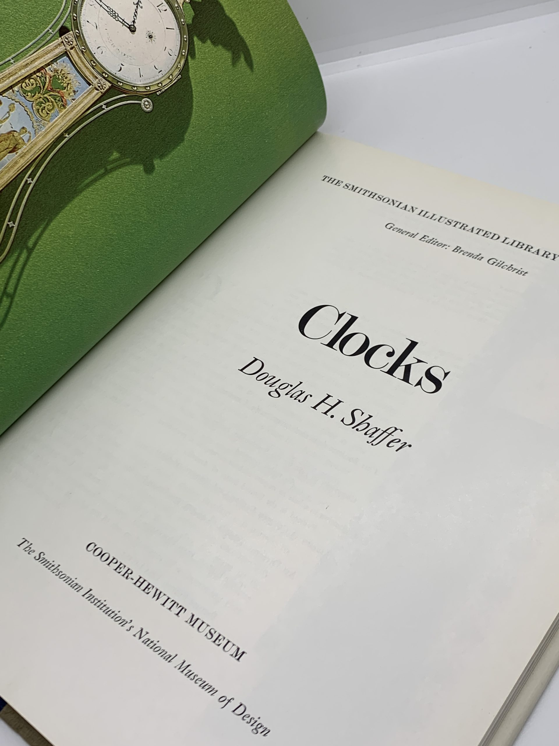 Vintage Smithsonian Institution Book Cooper-Hewitt Museum Clocks - 1980 ...
