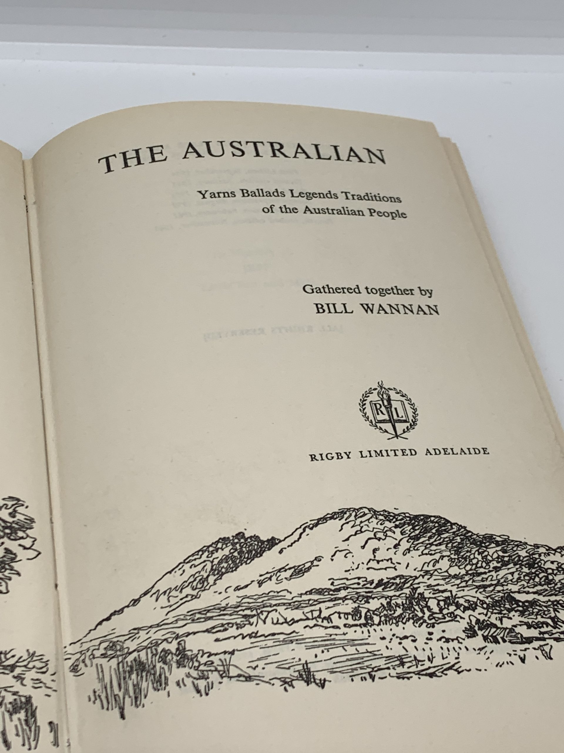 The Australian - Bill Wannan - Rigby 1963 - Vintage Keepsakes