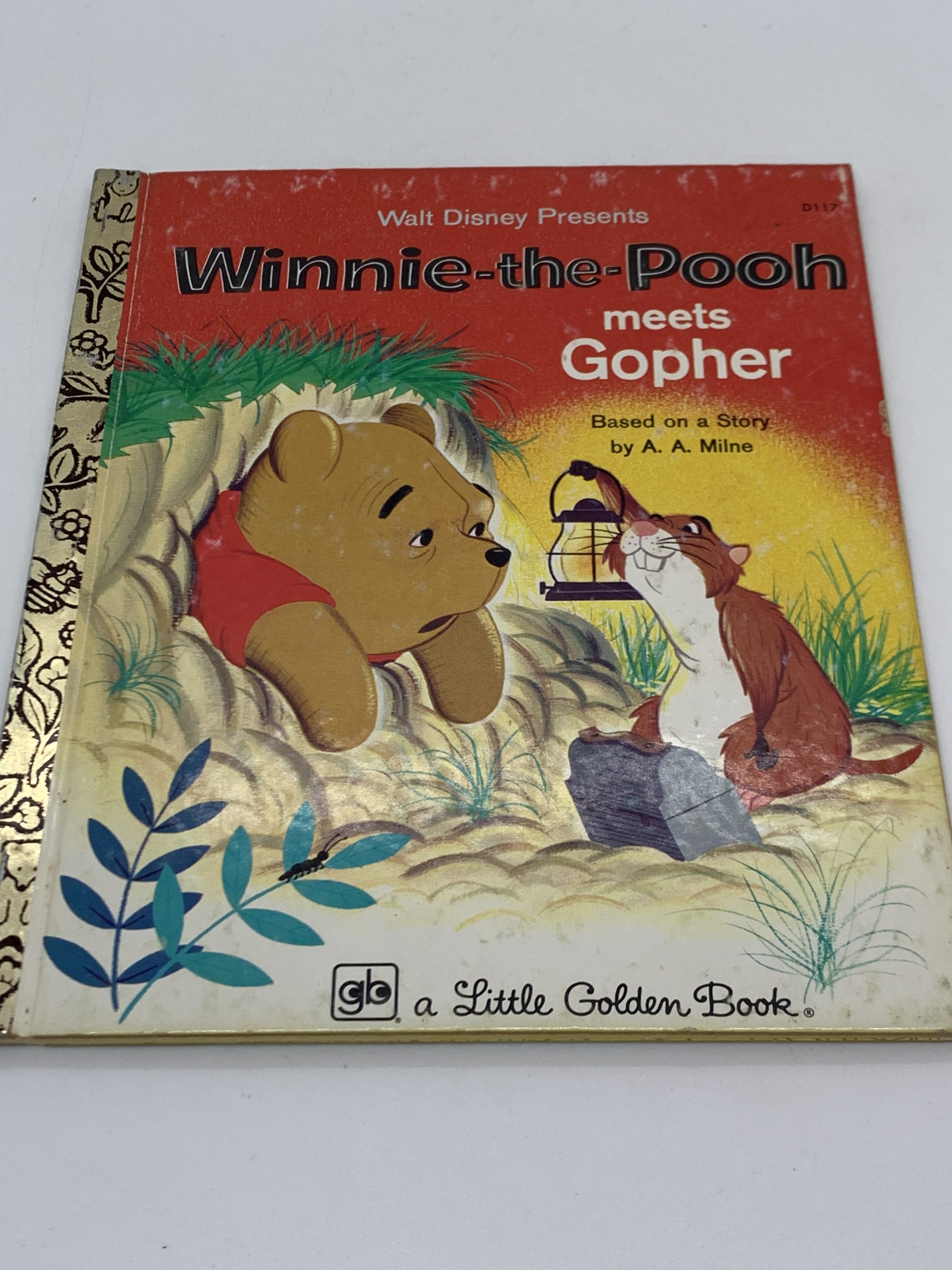 Winnie the Pooh meets Gopher Golden Book - Golden Press 1975 - Vintage ...