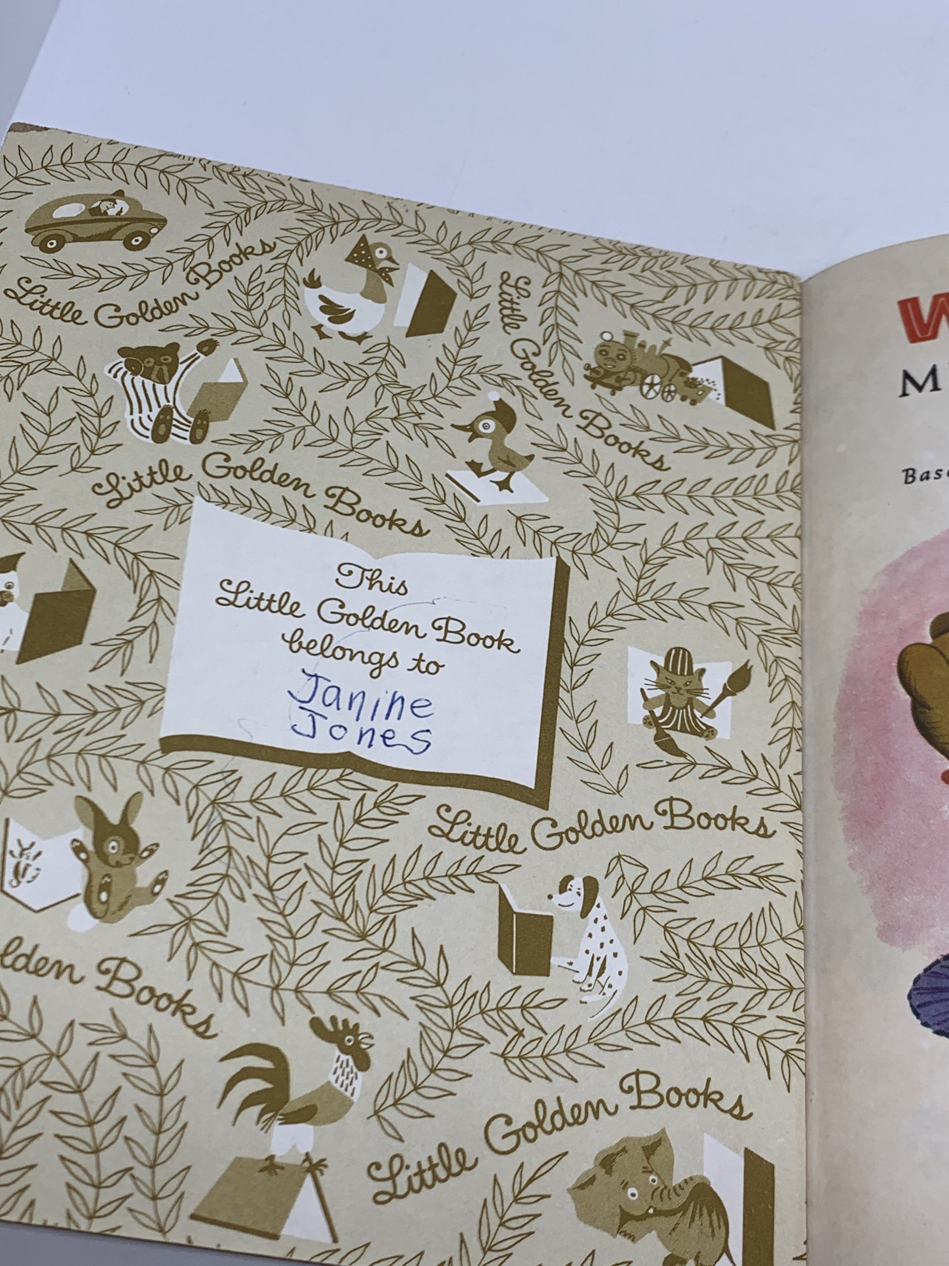 Winnie the Pooh meets Gopher Golden Book - Golden Press 1975 - Vintage ...