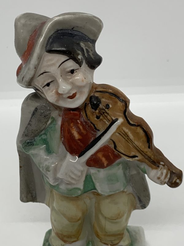 Vintage Japanese Fiddle Player Figurine - Porcelain - Made in c1950s ...