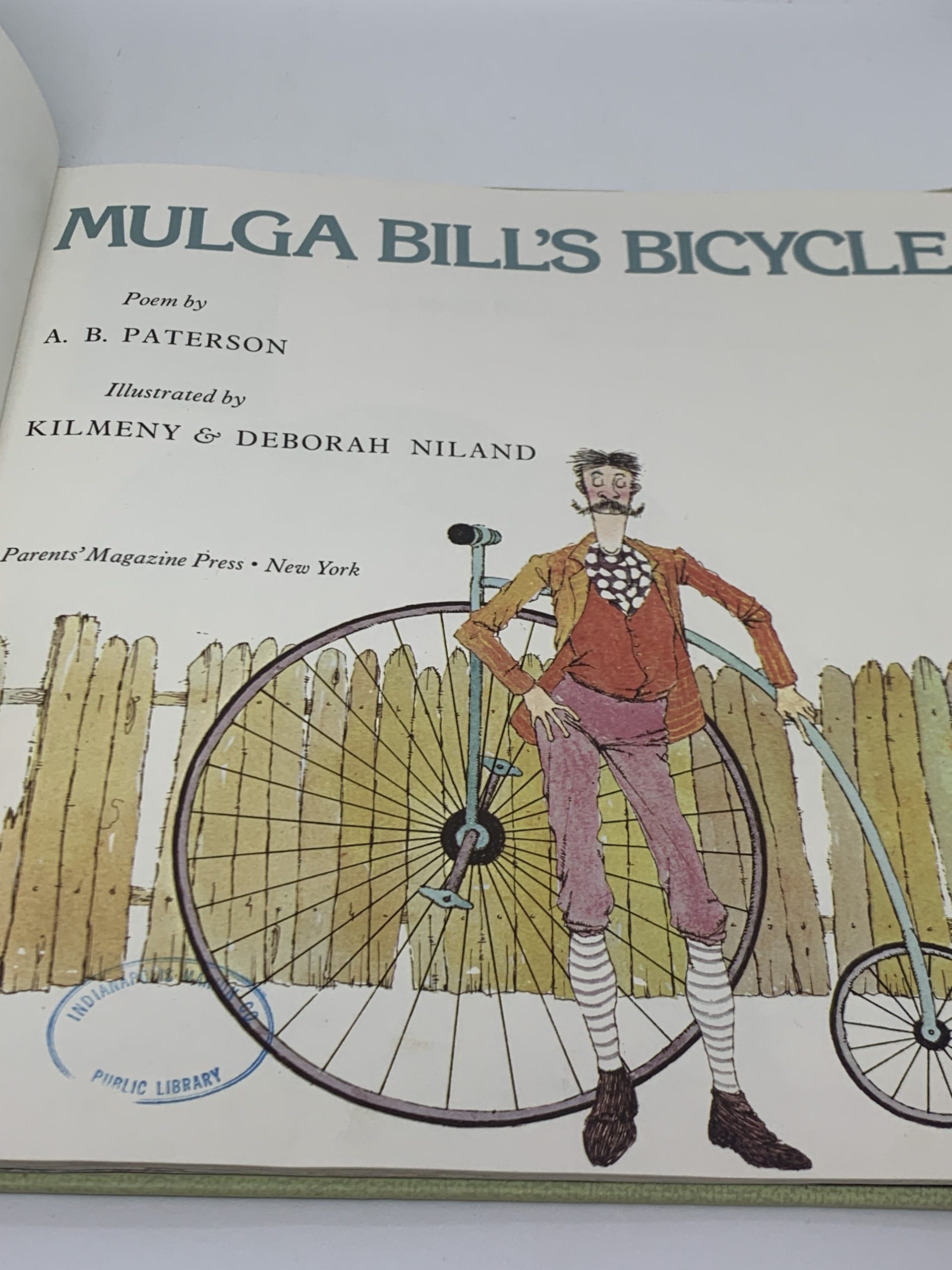 Mulga Bills Bicycle - AB Paterson - Parents Magazine Press 1975 ...