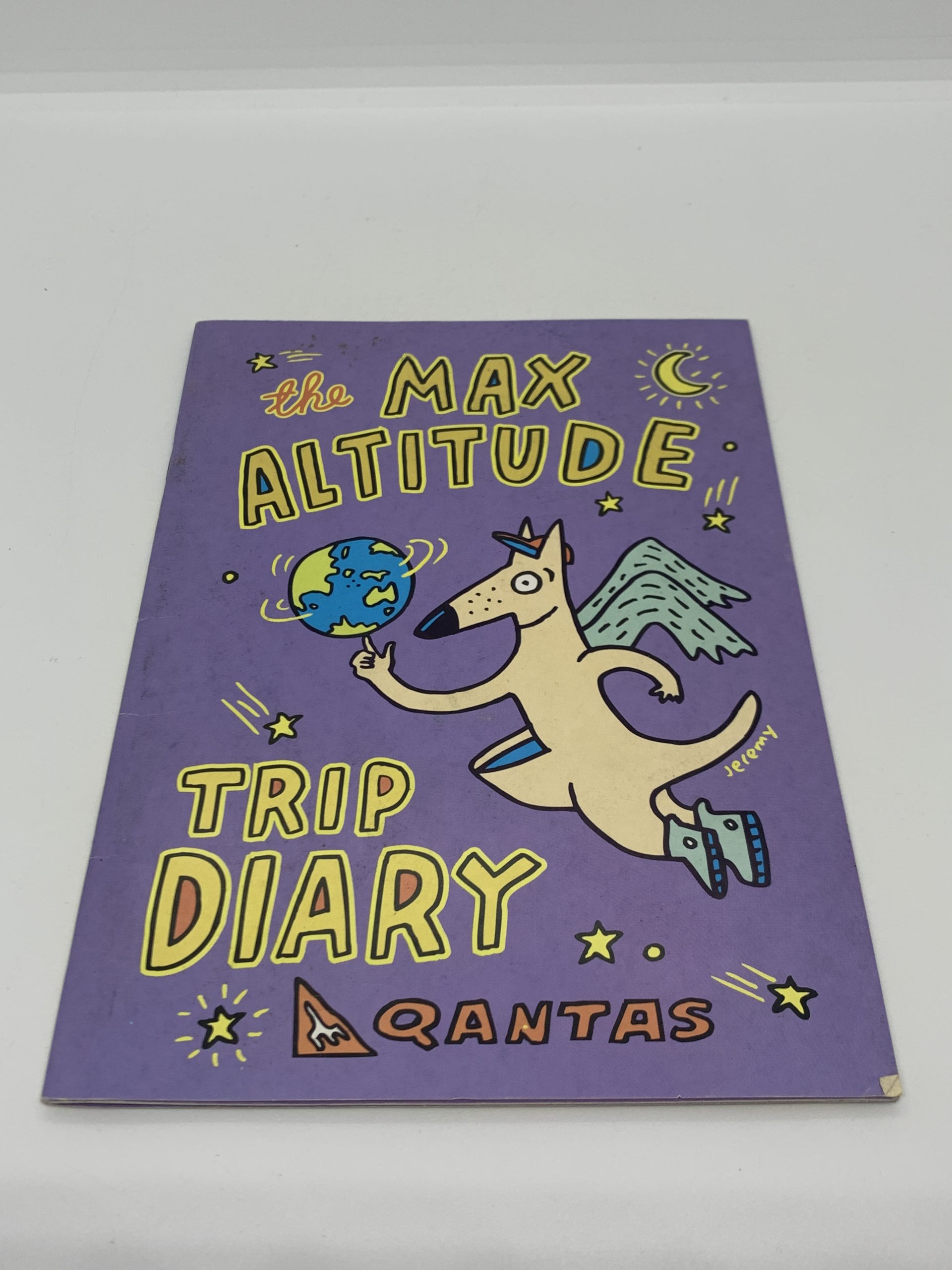 Max Altitude Trip Diary - Qantas 1994 - Vintage Keepsakes